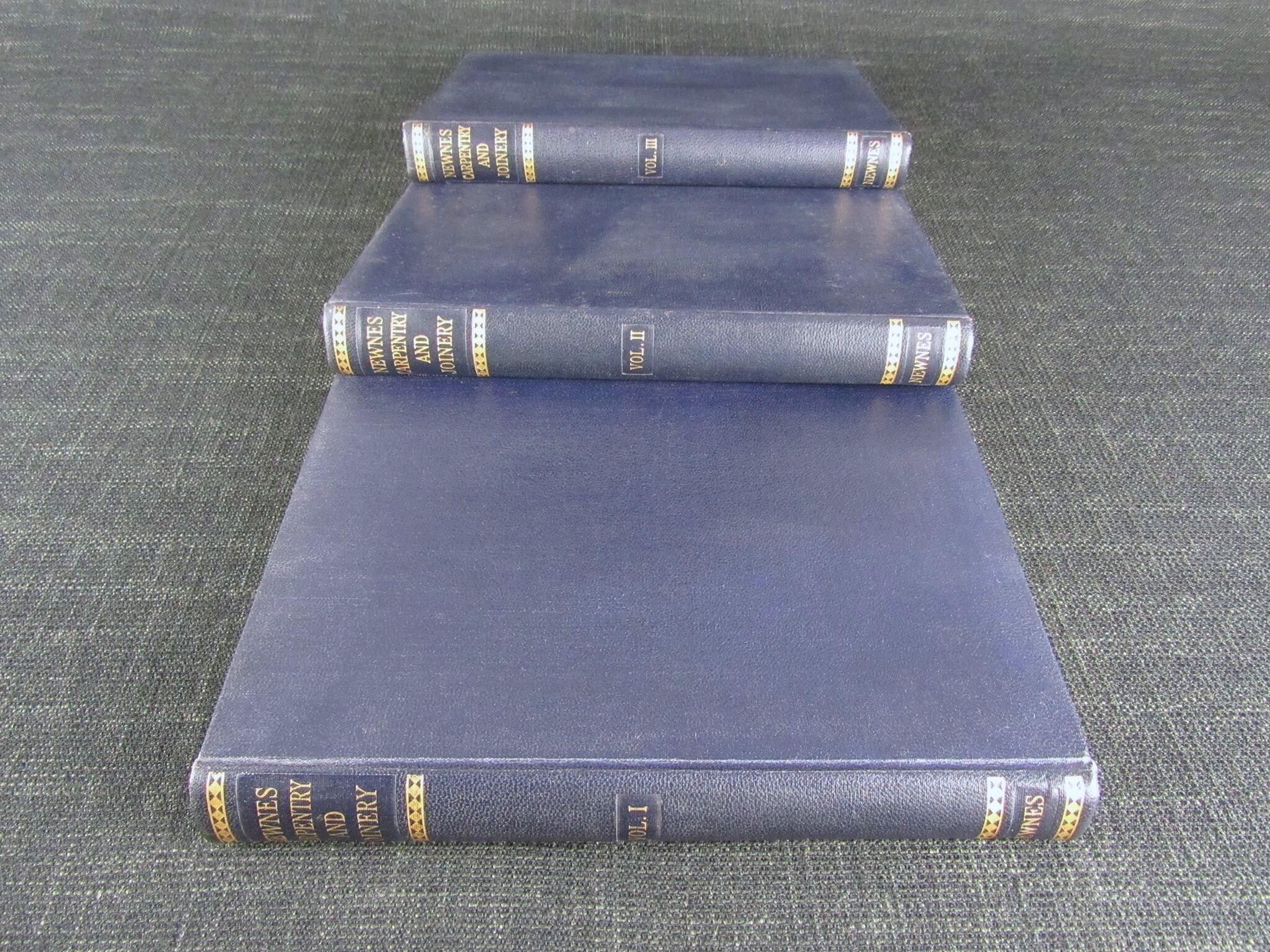 NEWNES Carpentry & Joinery - 3 Volumes *SOLD*
