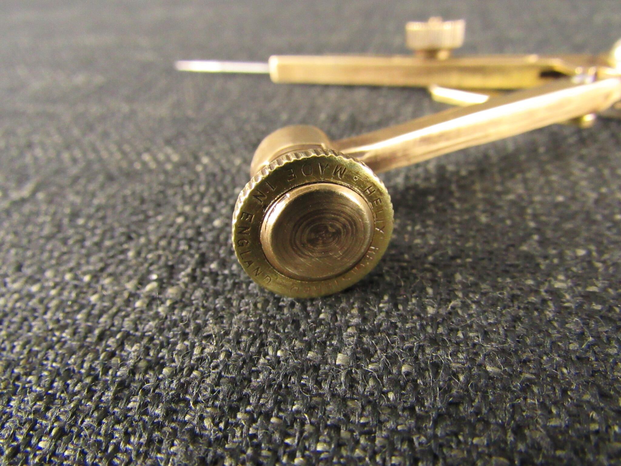 Patent Helix Lock Brass Compass Sold