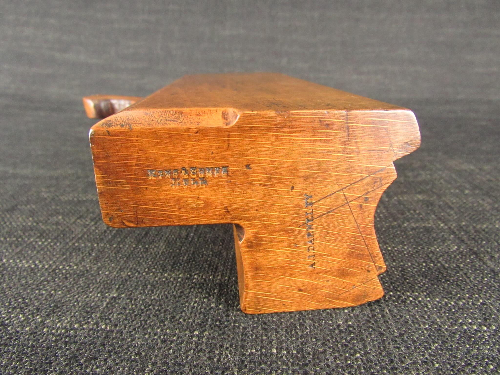KING & COMPANY Moulding Plane - Inset Quarter Round *SOLD*