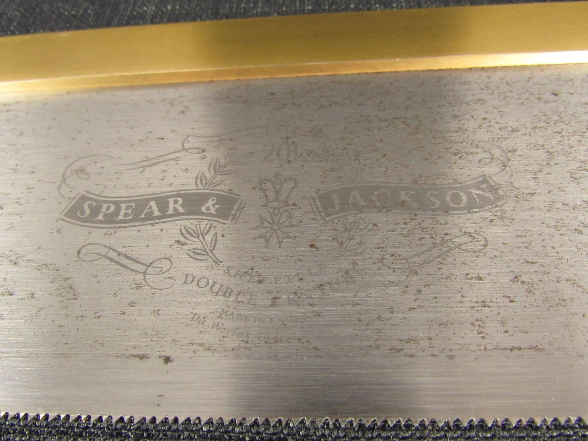 SPEAR & JACKSON Double Century Brass Back Saw - 12 inch *SOLD*