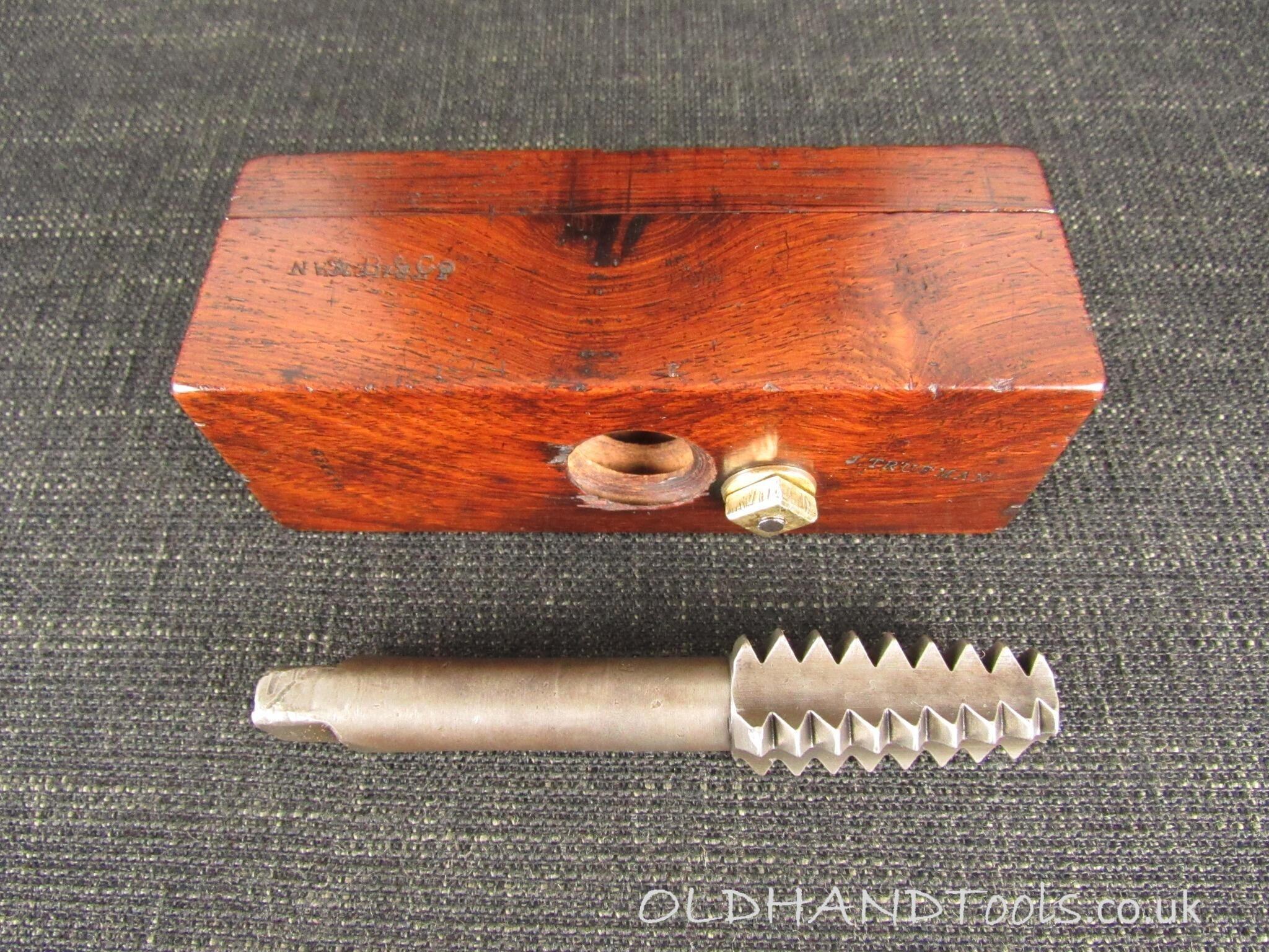 Rosewood Screw Box & Tap by BARBER - 1 inch *SOLD*
