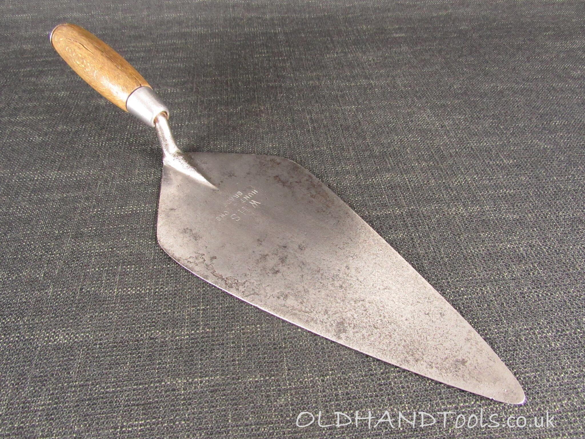 Vintage WHS BRADES Capped Bricklayers Trowel - 11 inch *SOLD*
