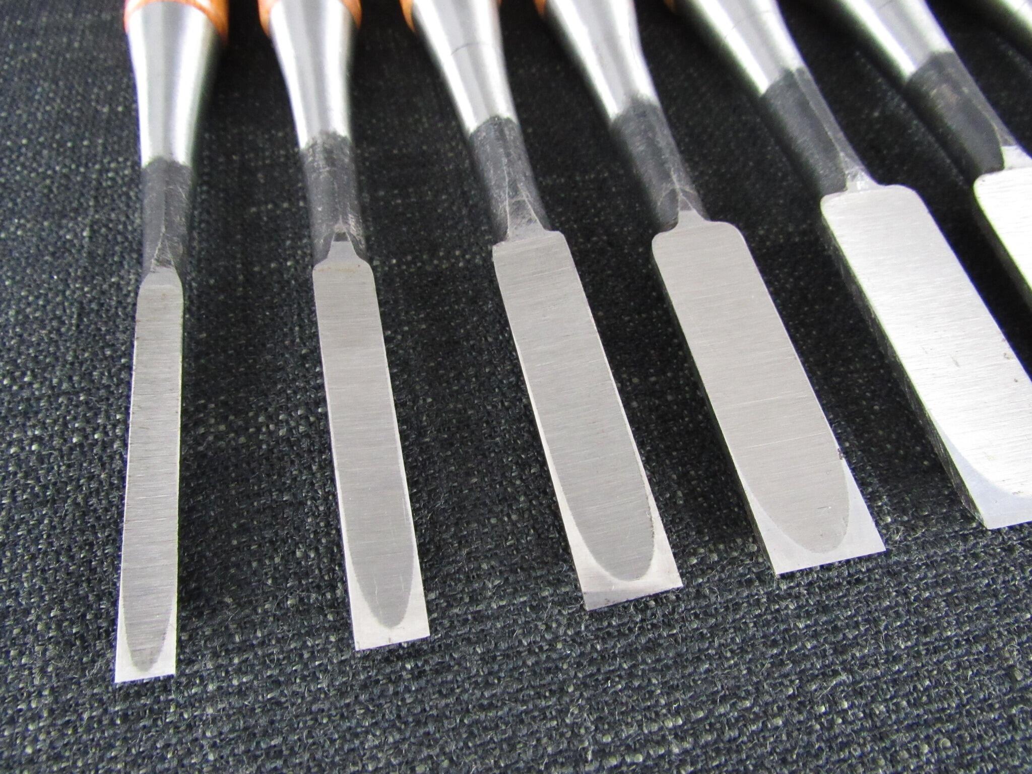 Set of 8 Japanese Chisels *SOLD*