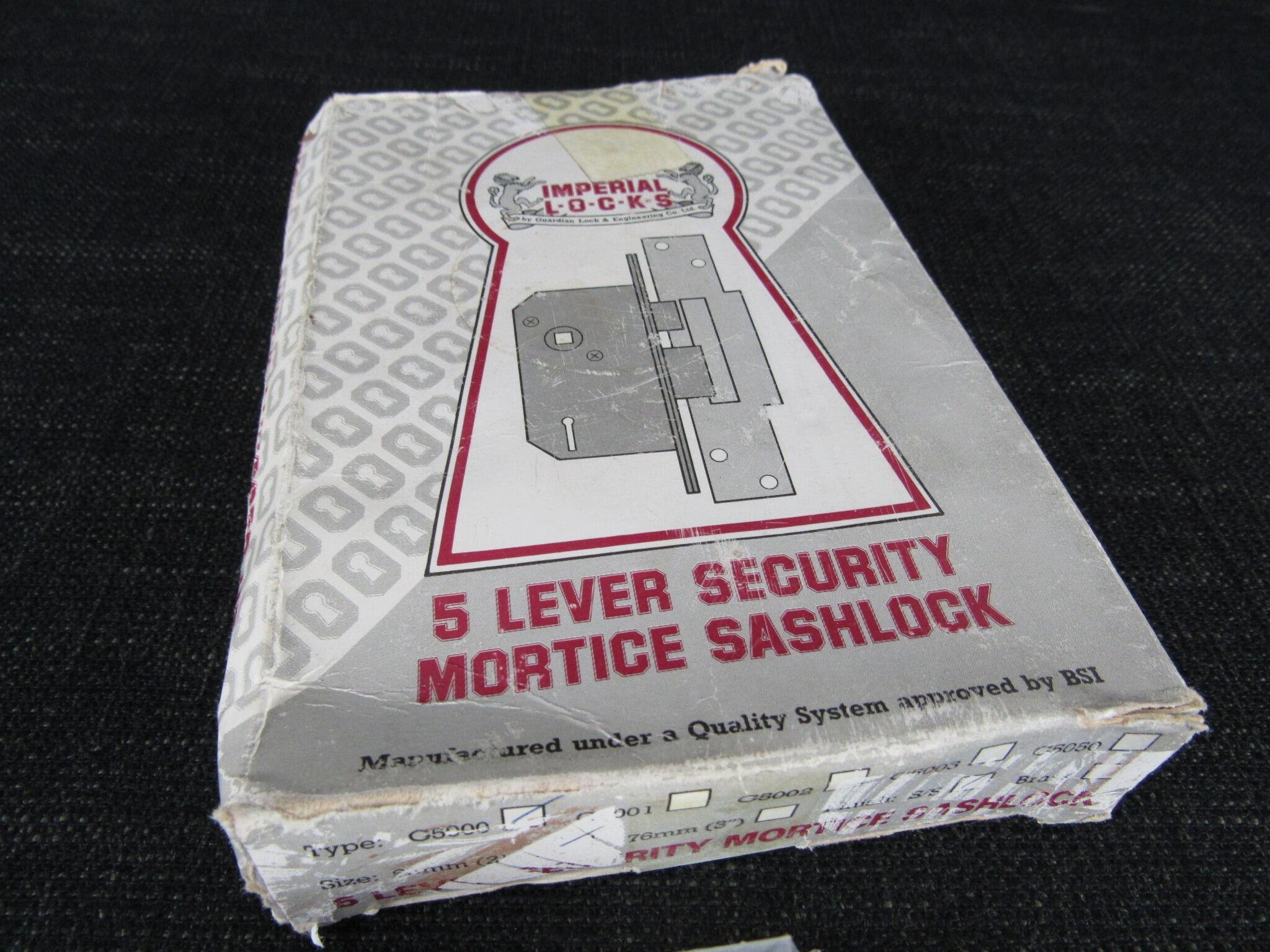 IMPERIAL LOCKS 5 Lever Security Mortice Sashlock - New Old Stock *SOLD*