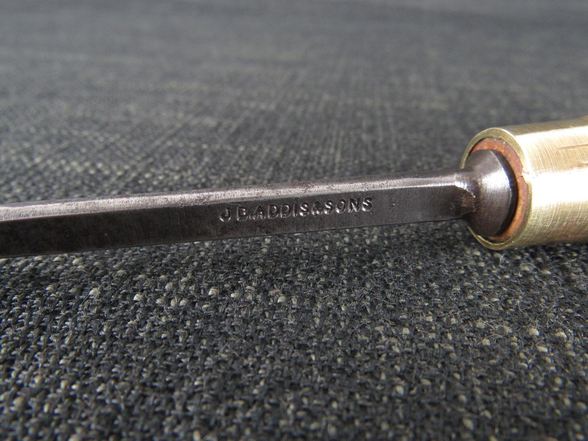 JB ADDIS 7/16 inch Spoon Carving Gouge - 9 Prize Medals