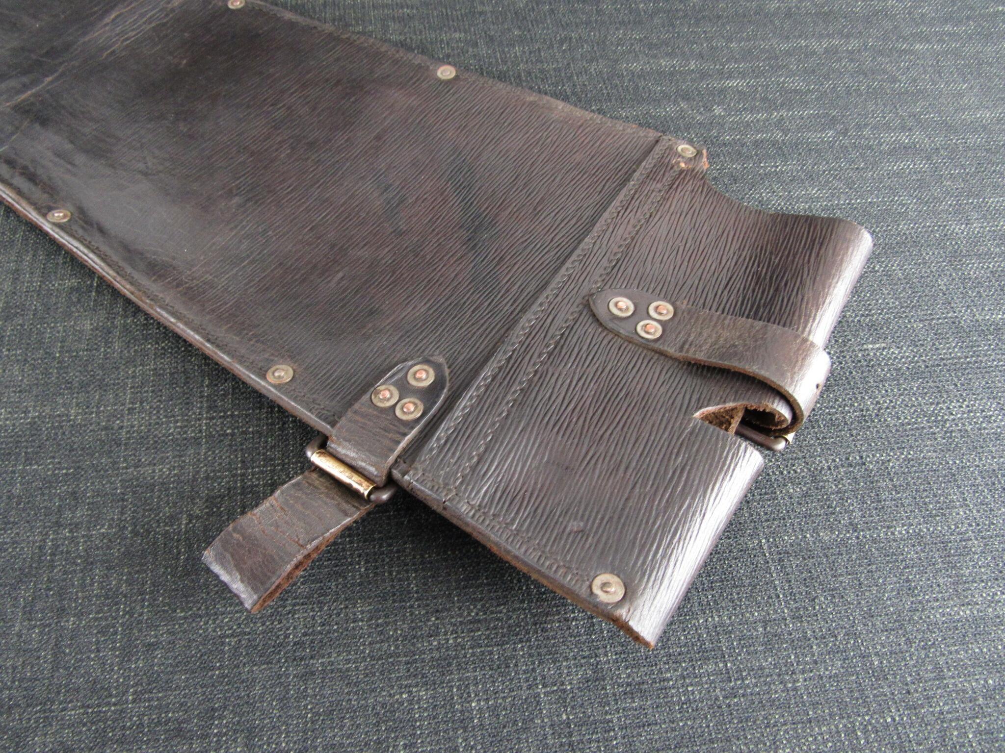 Vintage Leather Saw Case