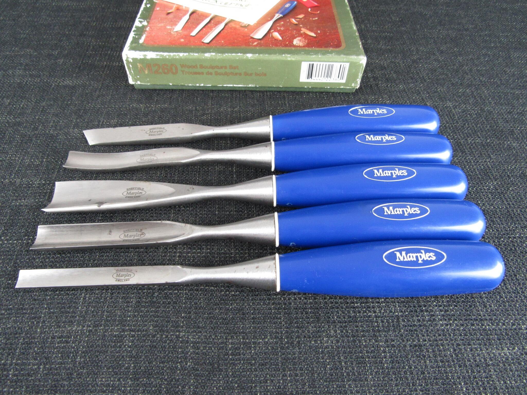 MARPLES M260 Wood Sculpture Set - Caving Tool Set - Unused *SOLD*