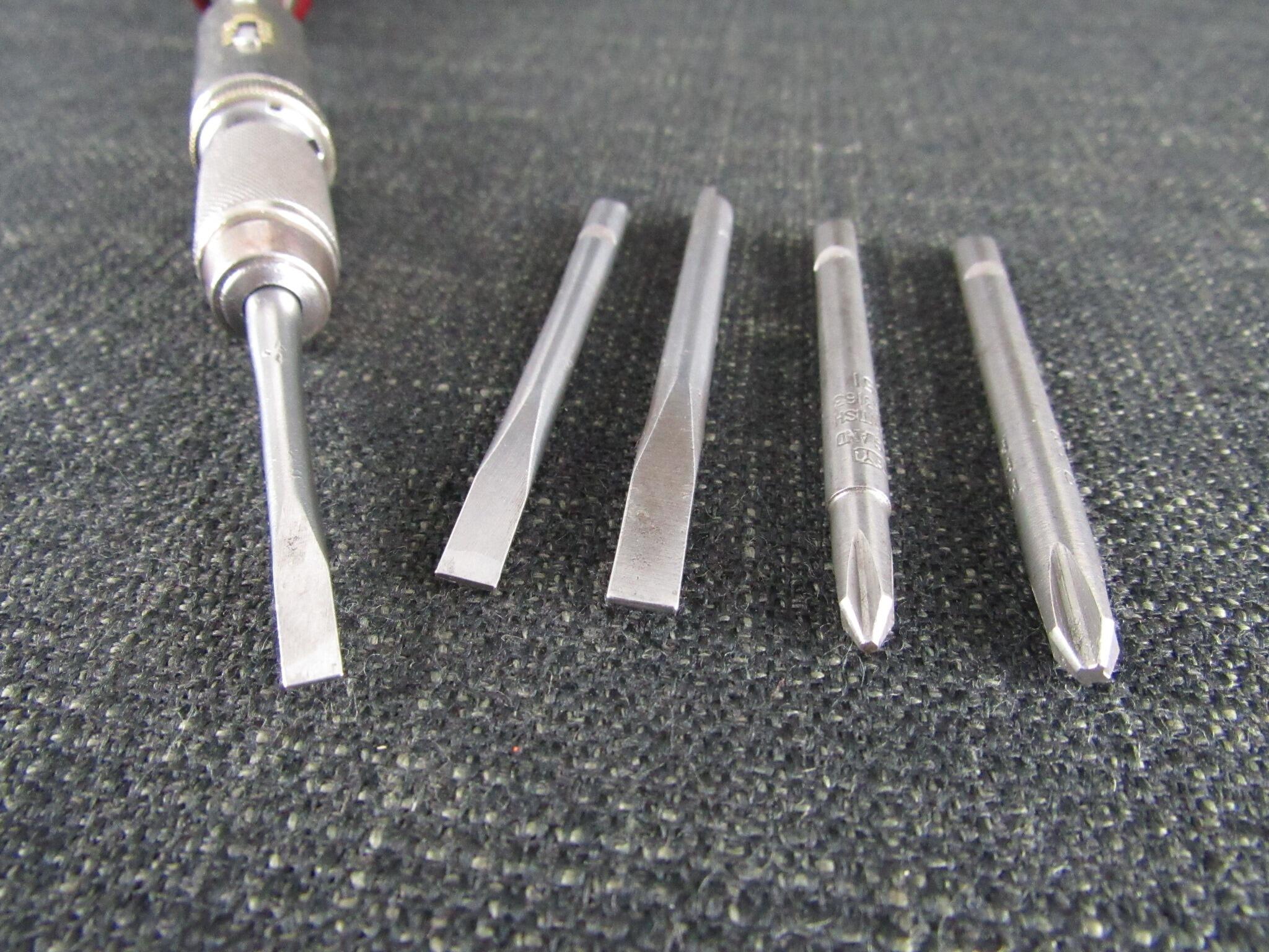NORTH BROTHERS Yankee 135 Spiral Ratchet Screwdriver + Bits *SOLD*