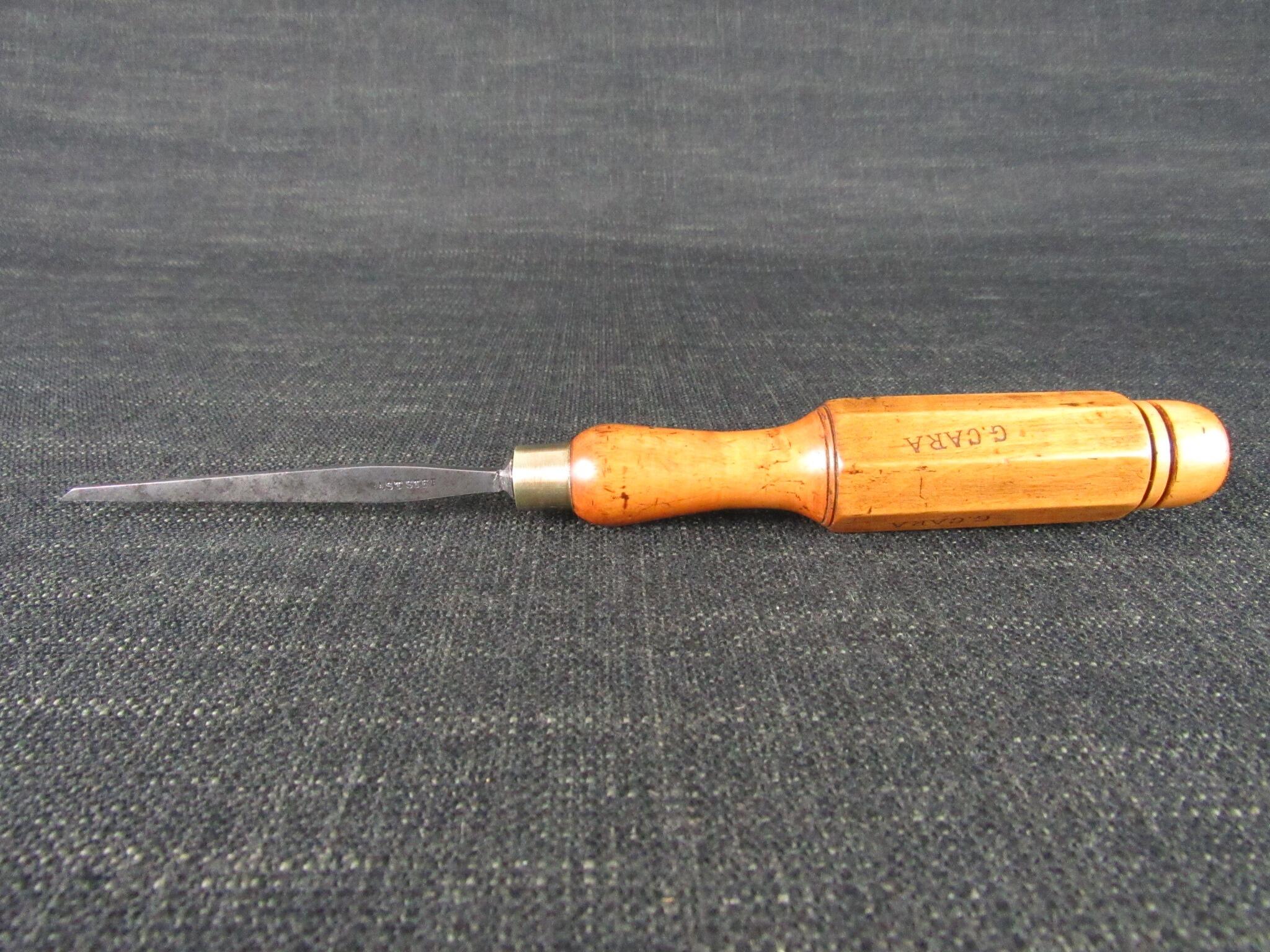 3/32 inch Narrow Sash Mortice Chisel with London Pattern Boxwood Handle ...