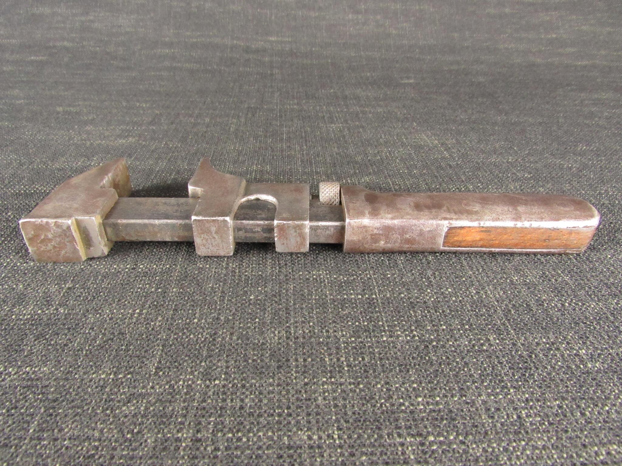 MARPLES Adjustable Wrench with Wood Core Handle *SOLD*