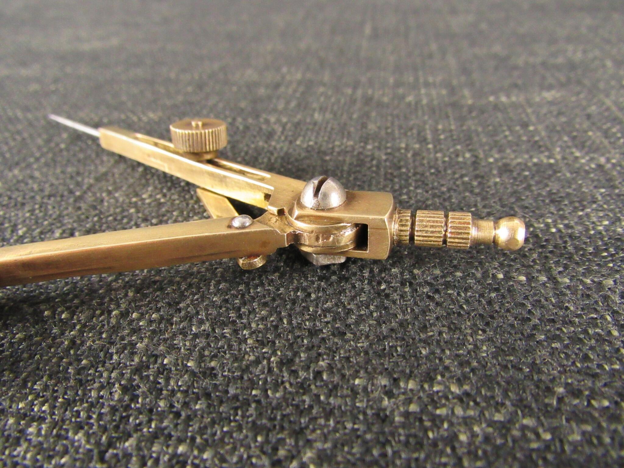 Patent HELIX Lock Brass Compass *SOLD*