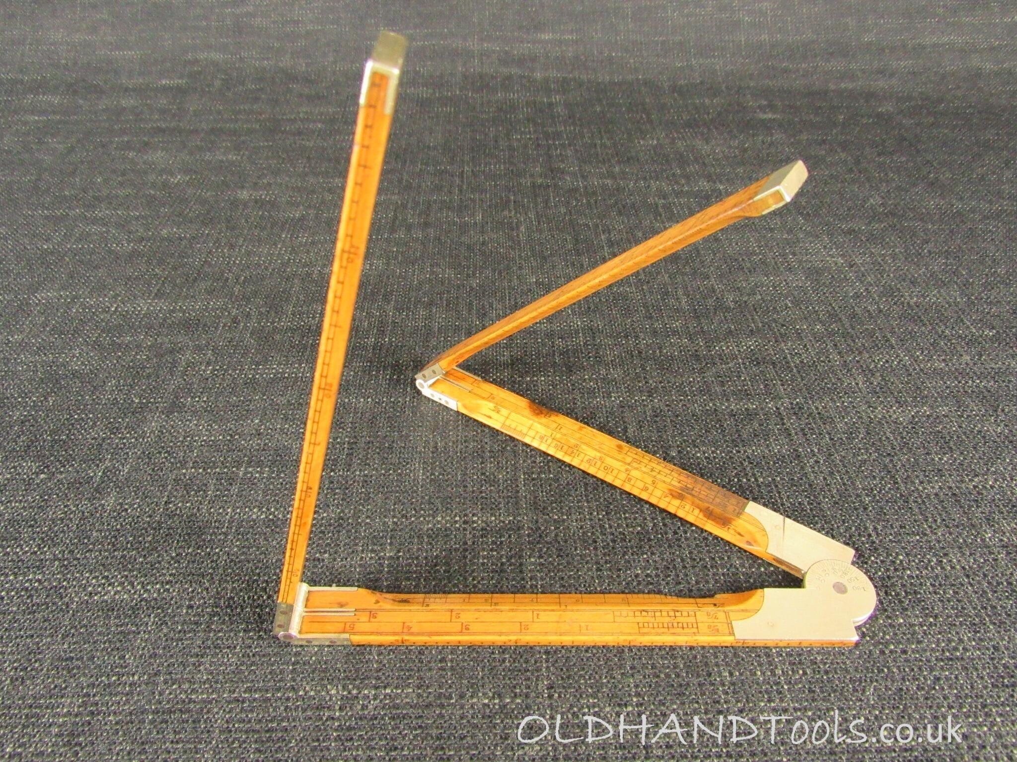 PRESTON Boxwood Architects Rule with German Silver Mounts - 2 foot 4 ...