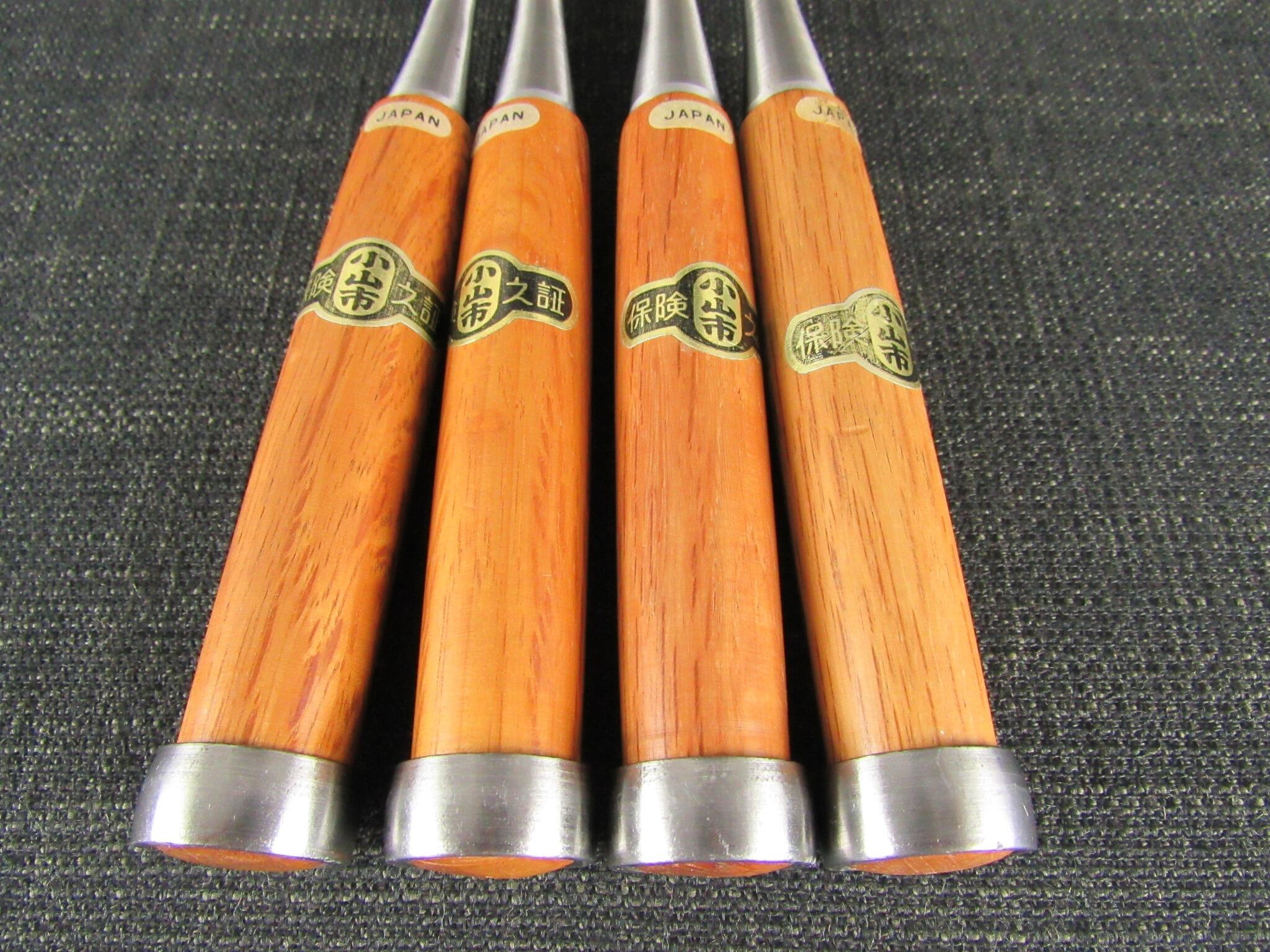 Set of 4 Japanese Chisels - Oyama City *SOLD*