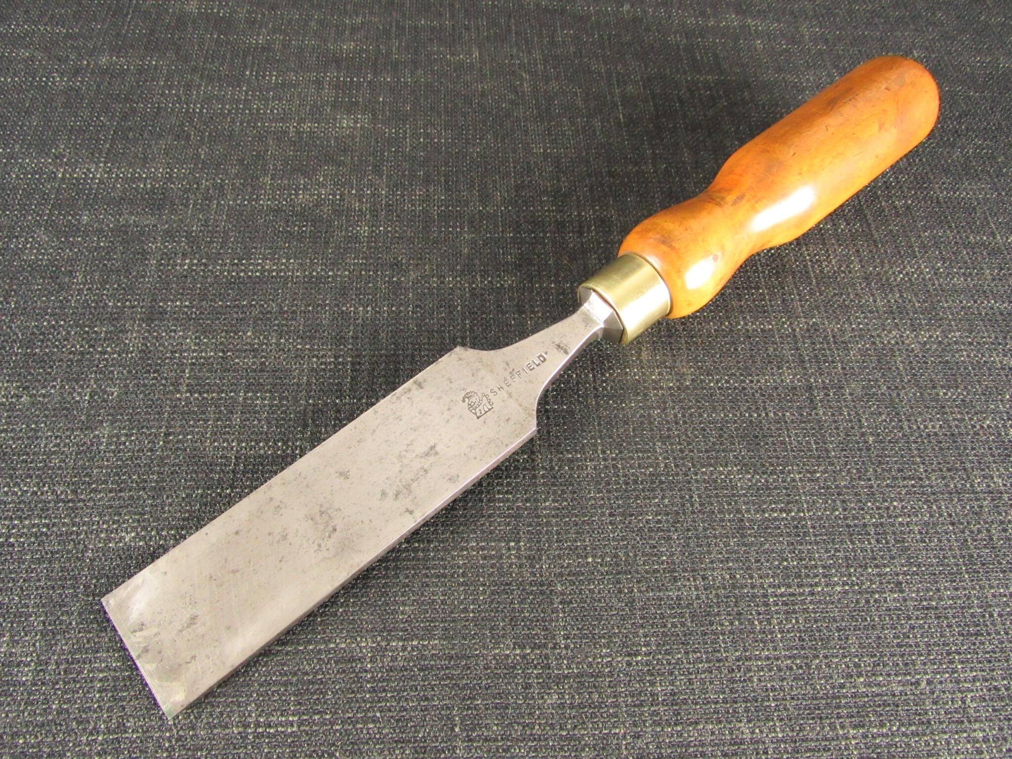 Large SORBY Chisel with Boxwood Handle - 1 1/2 inch *SOLD*