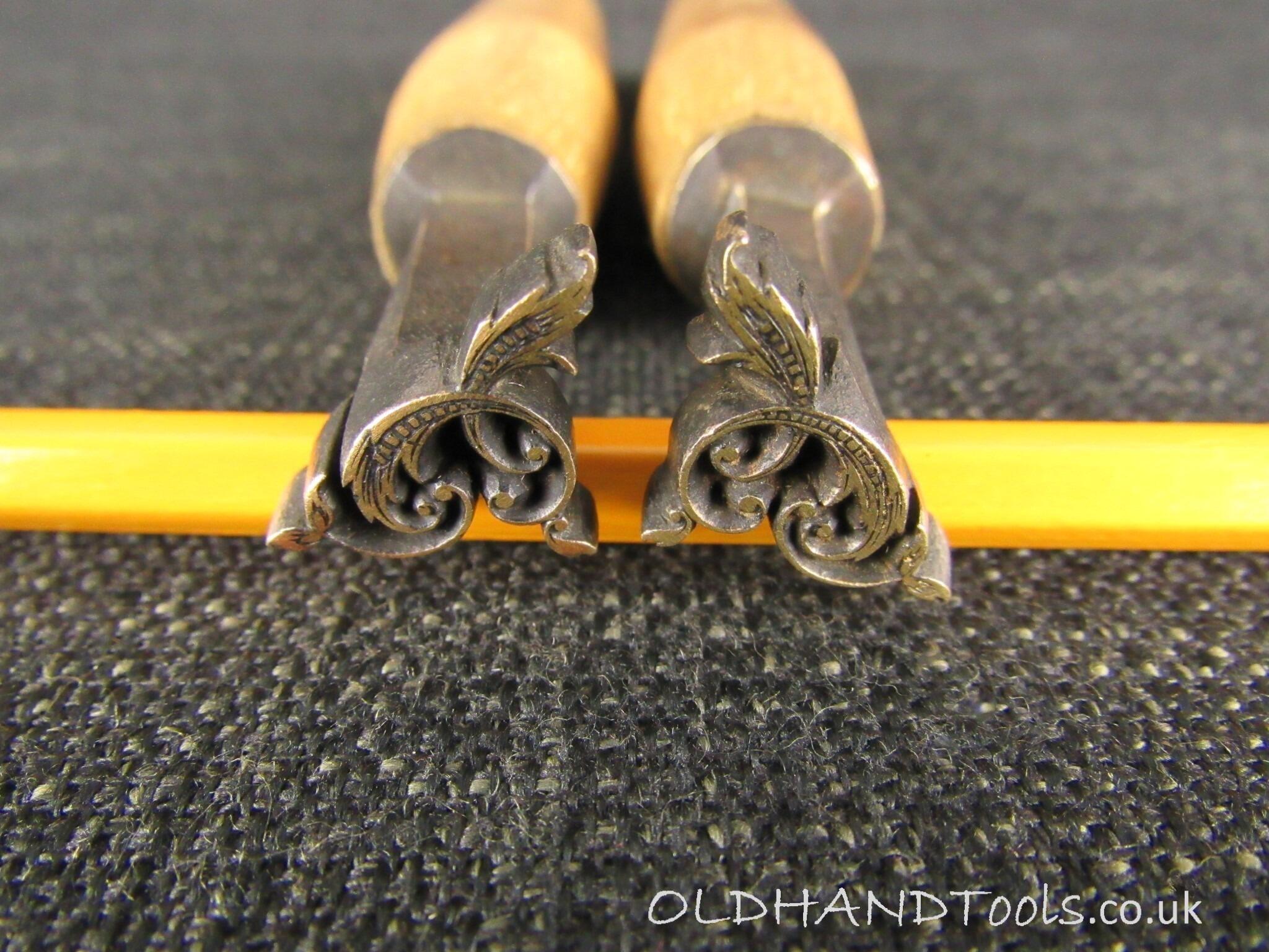 Pair of Vintage Bookbinders Corner Finishing Tools *SOLD*