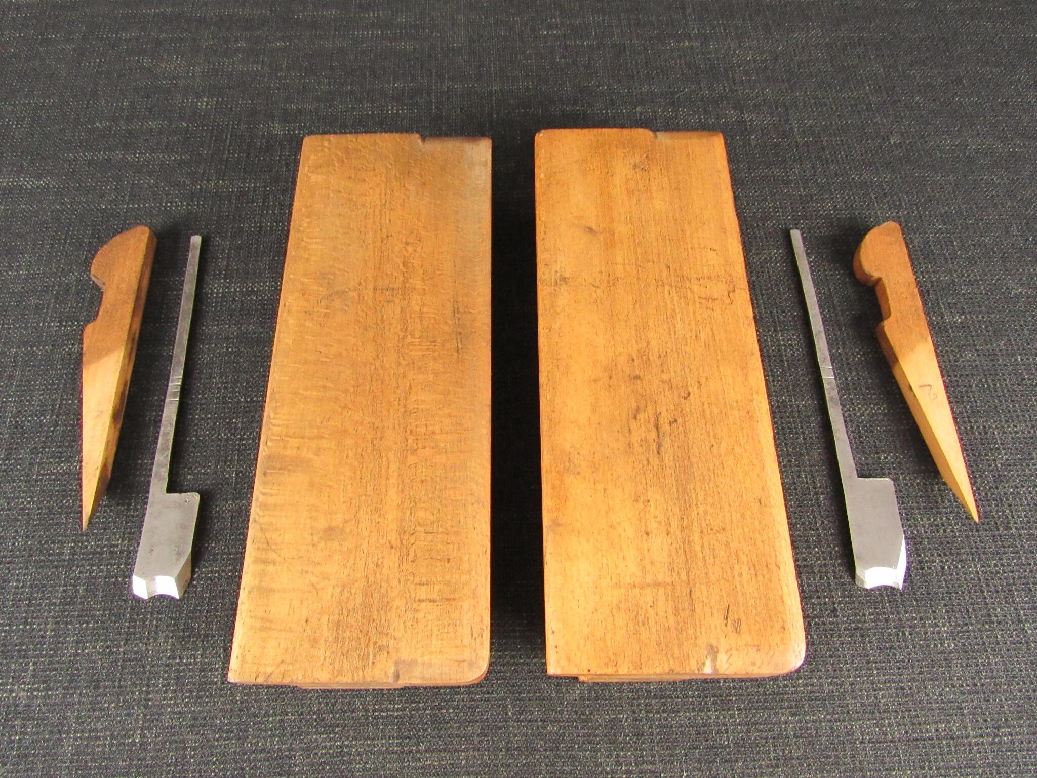 Pair of MATHIESON Sash Window Moulding Planes - 5/8 Ovolo *SOLD*