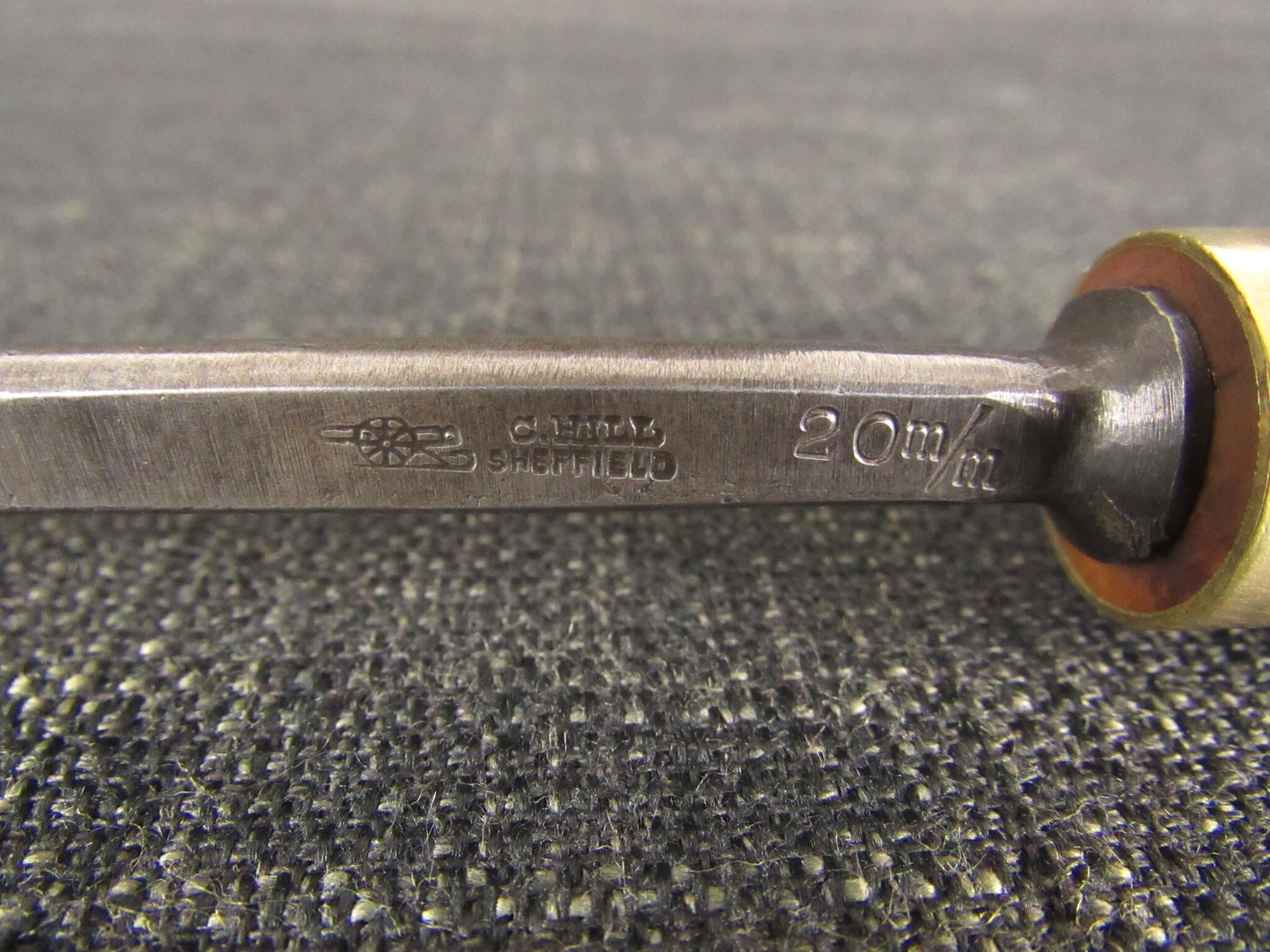 CHARLES HILL Large Spoon Carving Chisel for C Arnoldi of Hamburg - 20mm ...