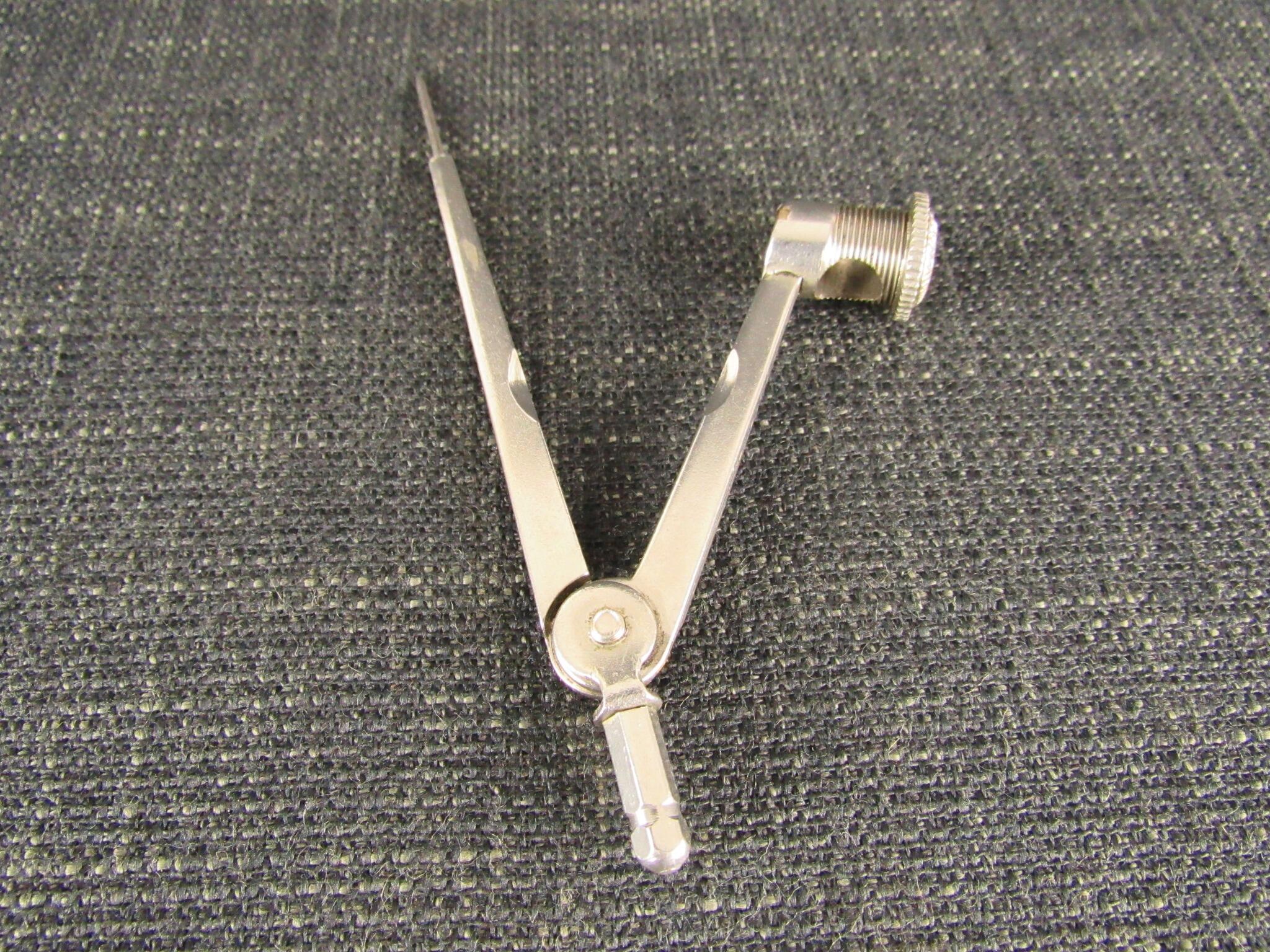 HELIX Nickel Plated Brass Compass *SOLD*