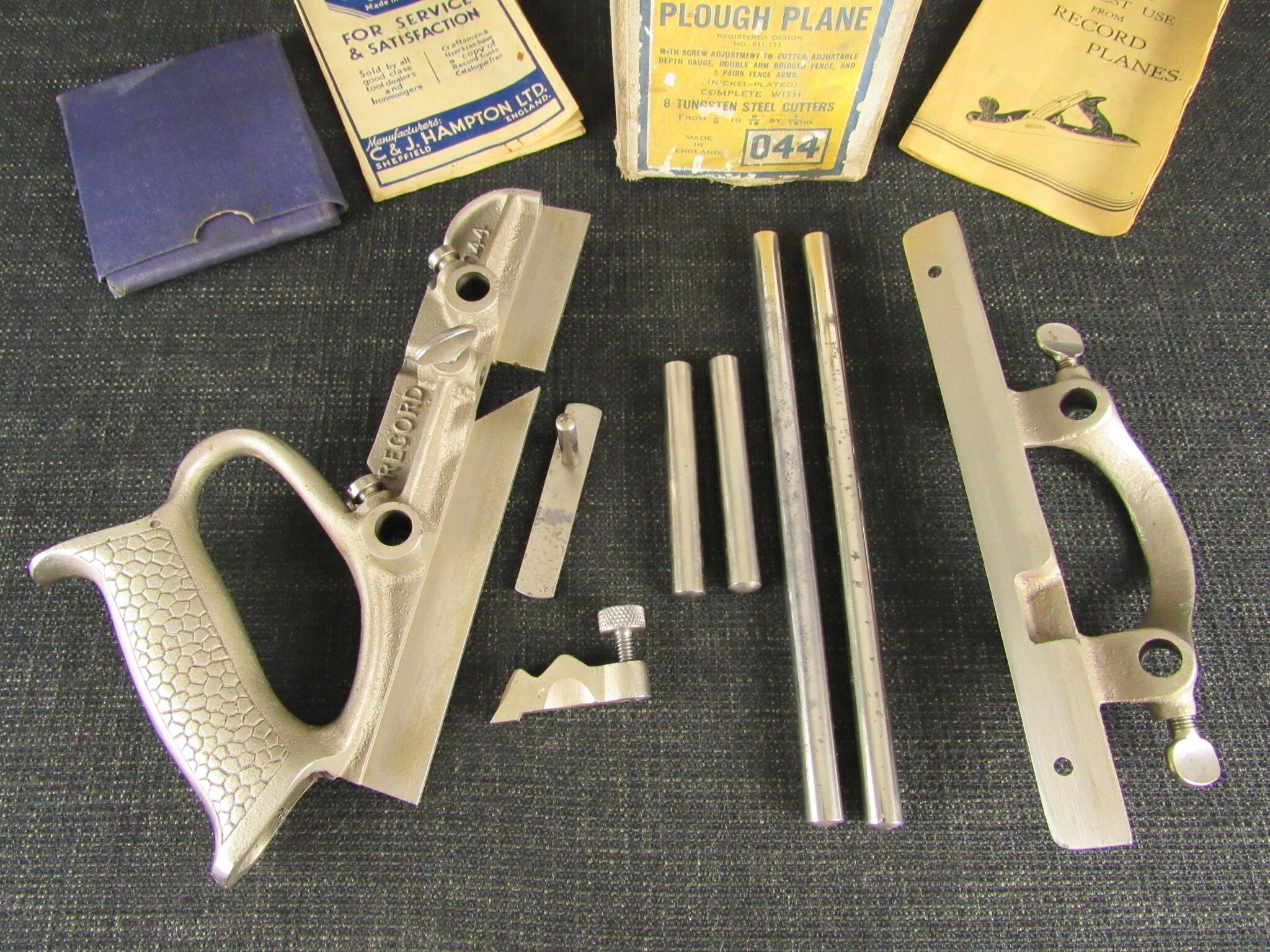 Early RECORD 044 Plough Plane & Ephemera *SOLD*