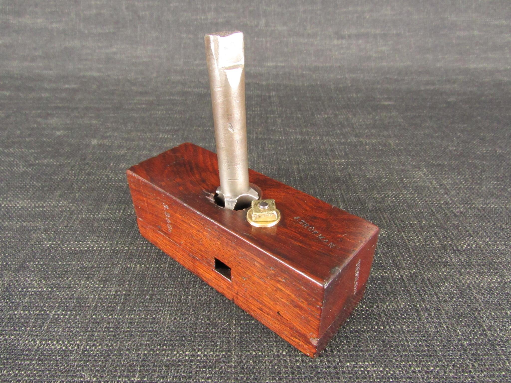 Rosewood Screw Box & Tap by BARBER - 1 inch *SOLD*