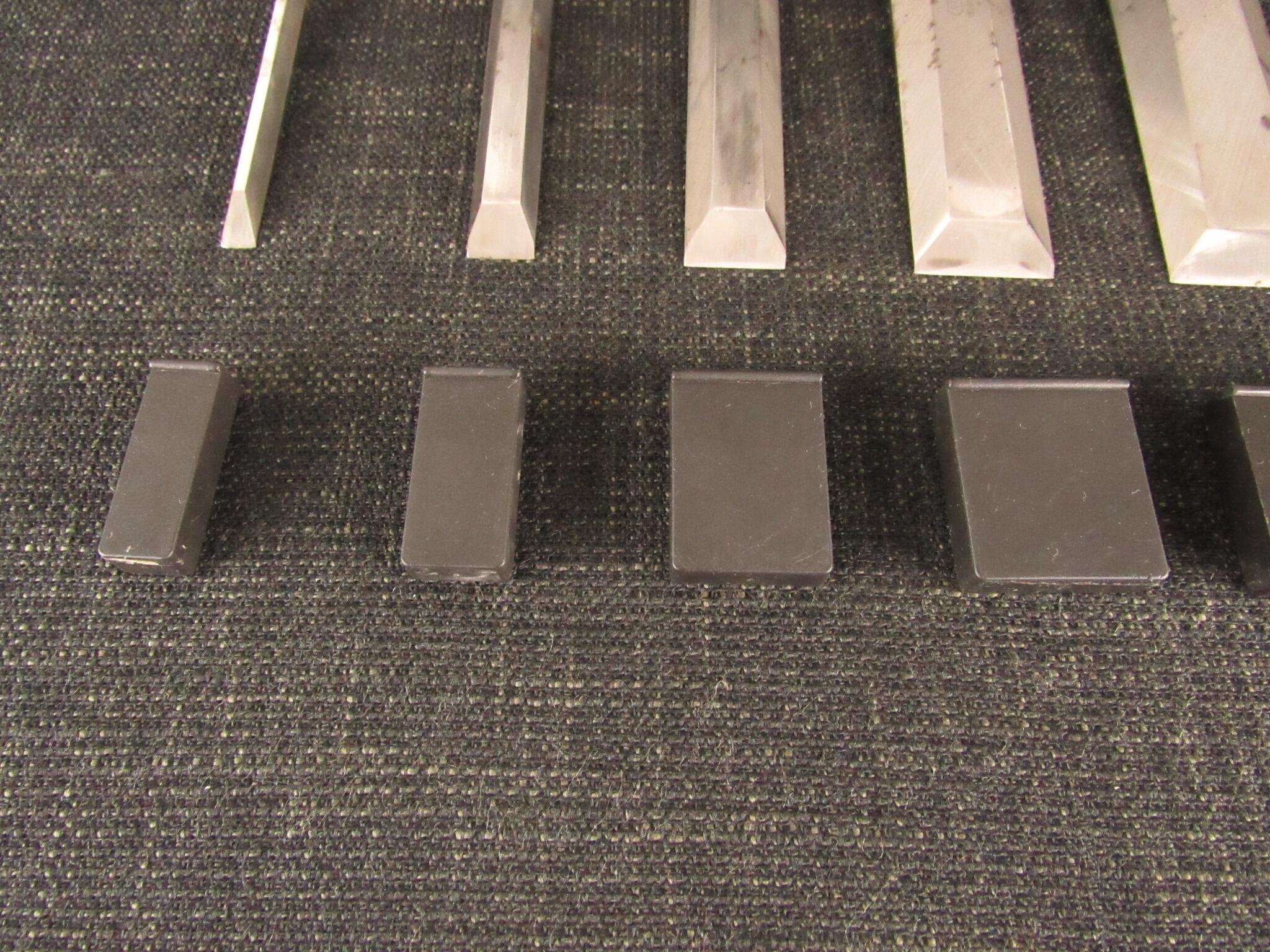 Set of 6 STANLEY 5002 Bevel Edge Chisels - Made in England *SOLD*
