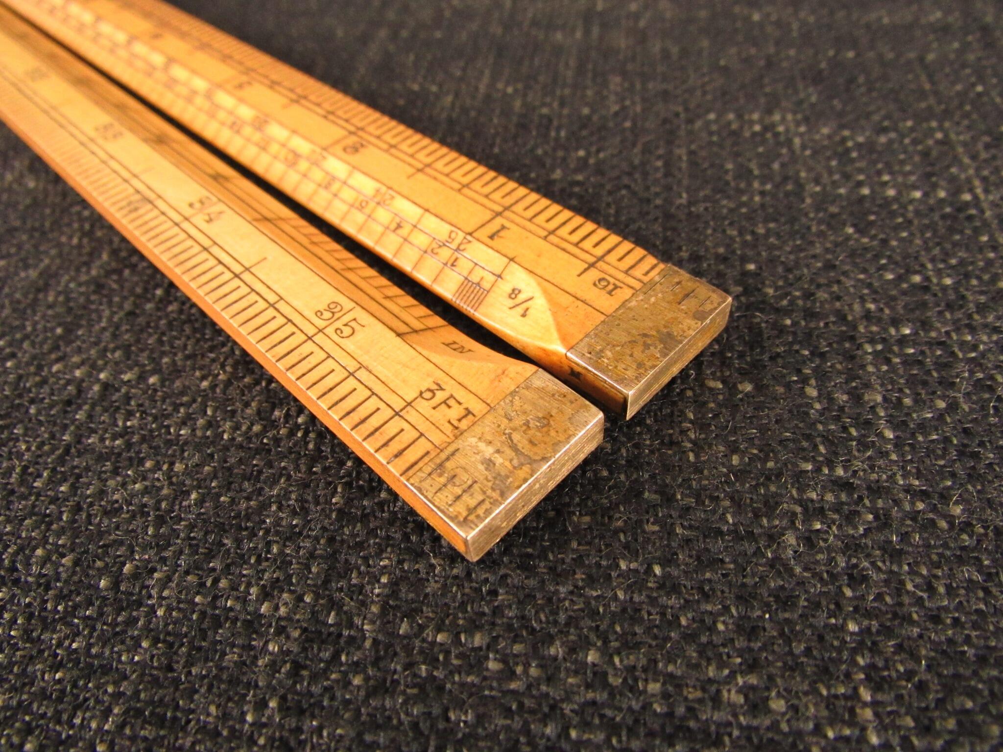 RABONE 1119 Boxwood Rule with Bevelled Edges - 3 Foot 4 Fold *SOLD*