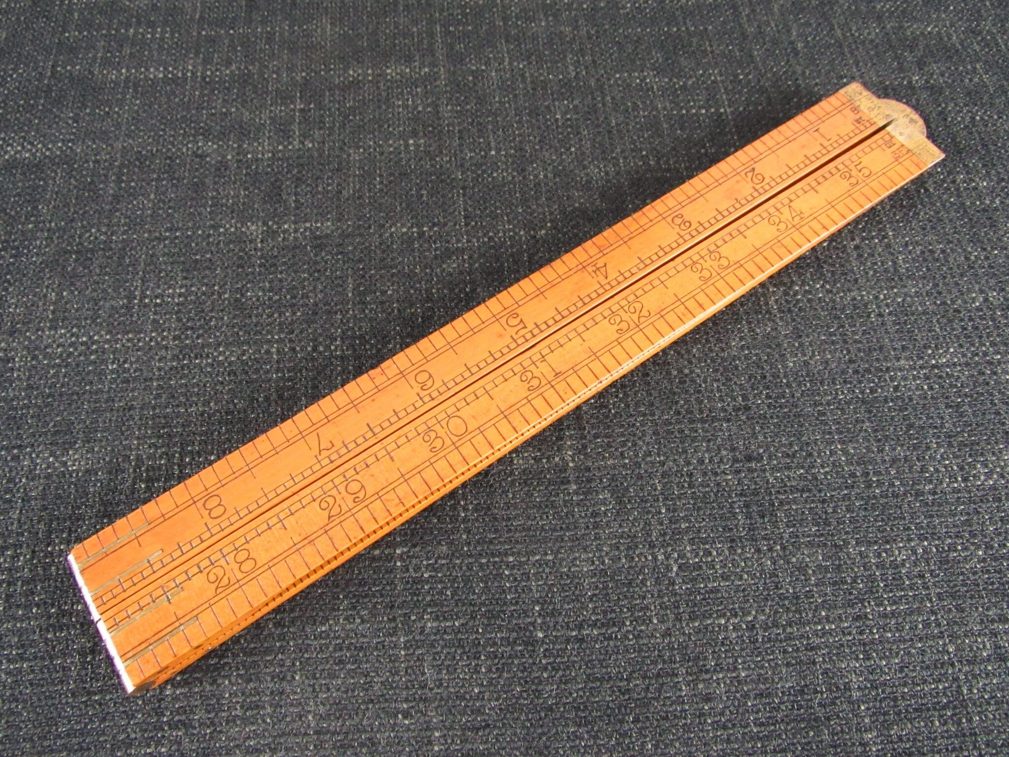 RABONE 2550 Boxwood Rule with Bevelled Edge - 3 foot 4 fold