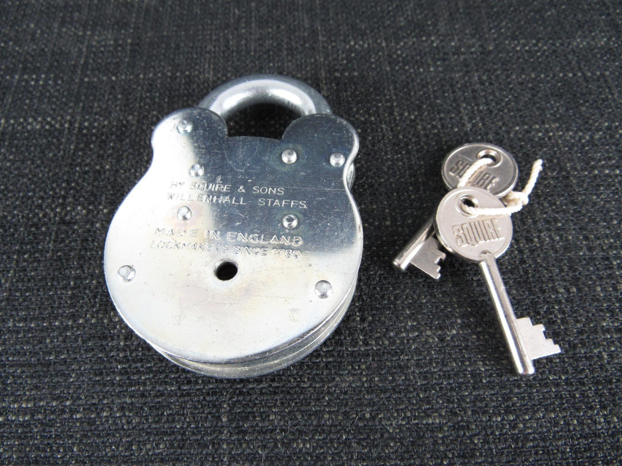SQUIRE 440 Old English Padlock - New Old Stock *SOLD*