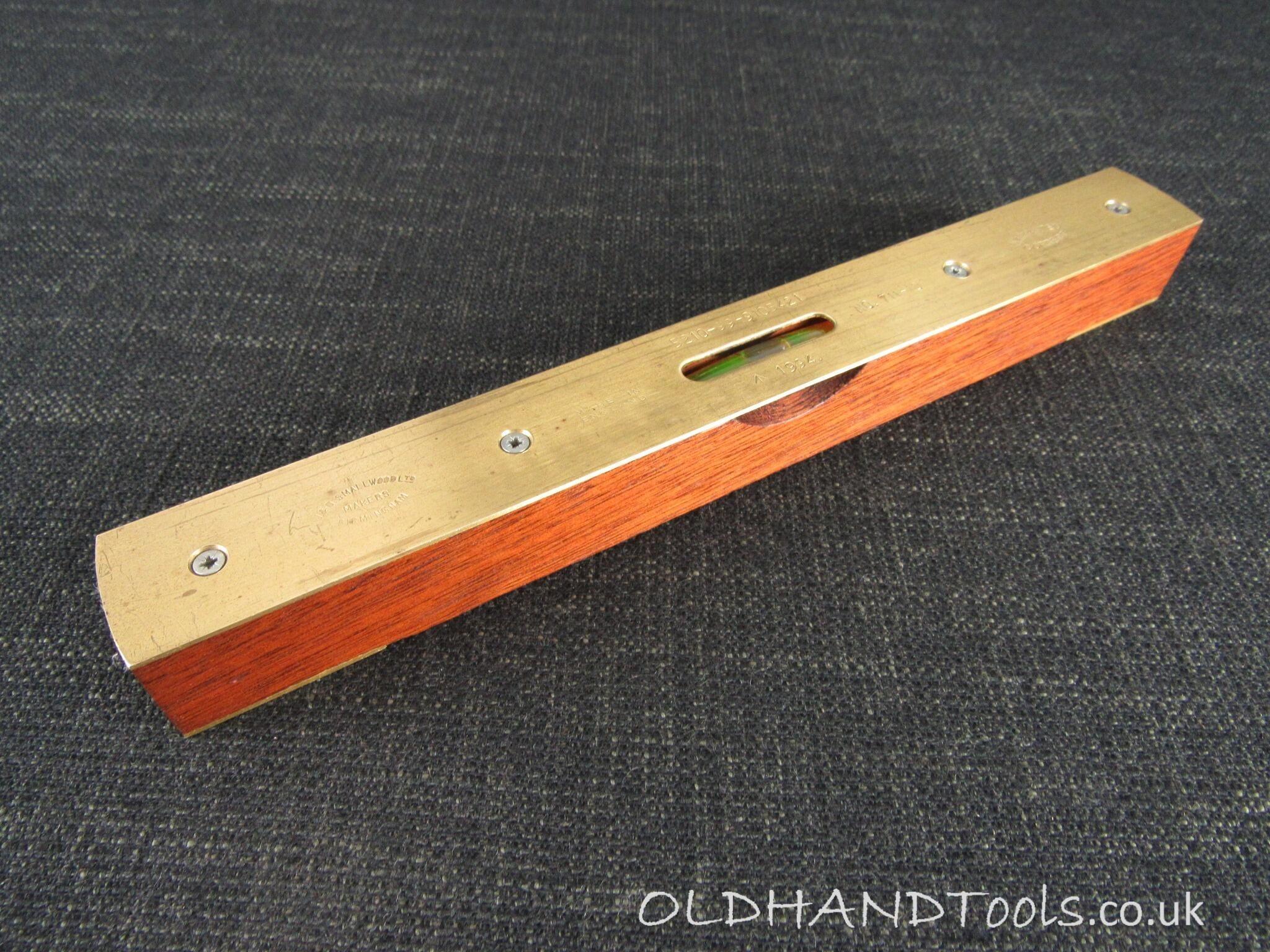 SMALLWOOD 711 Spirit Level with Military Marks - 10 inch *SOLD*