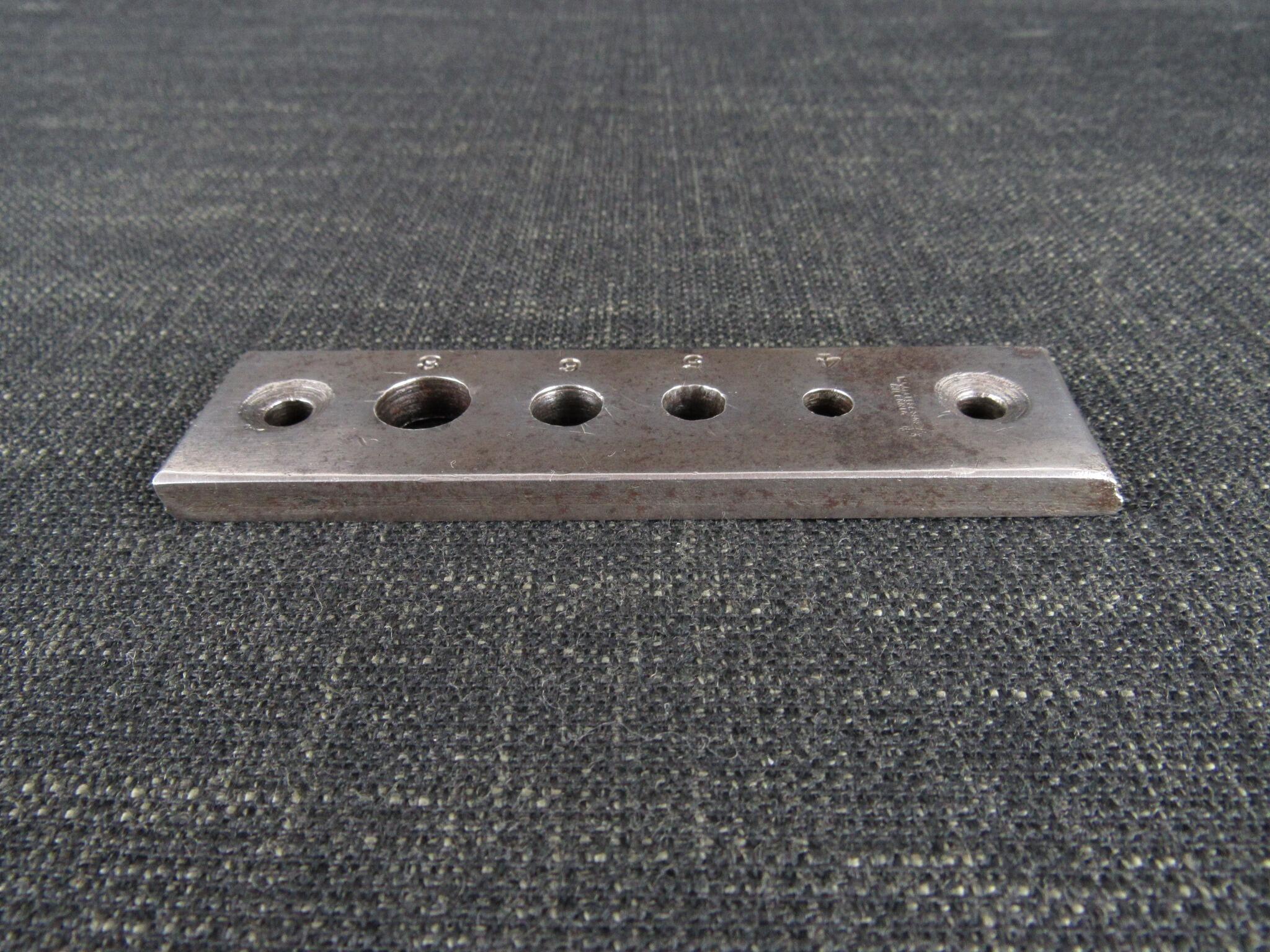 MARPLES Dowel Plate - 4 Hole *SOLD*