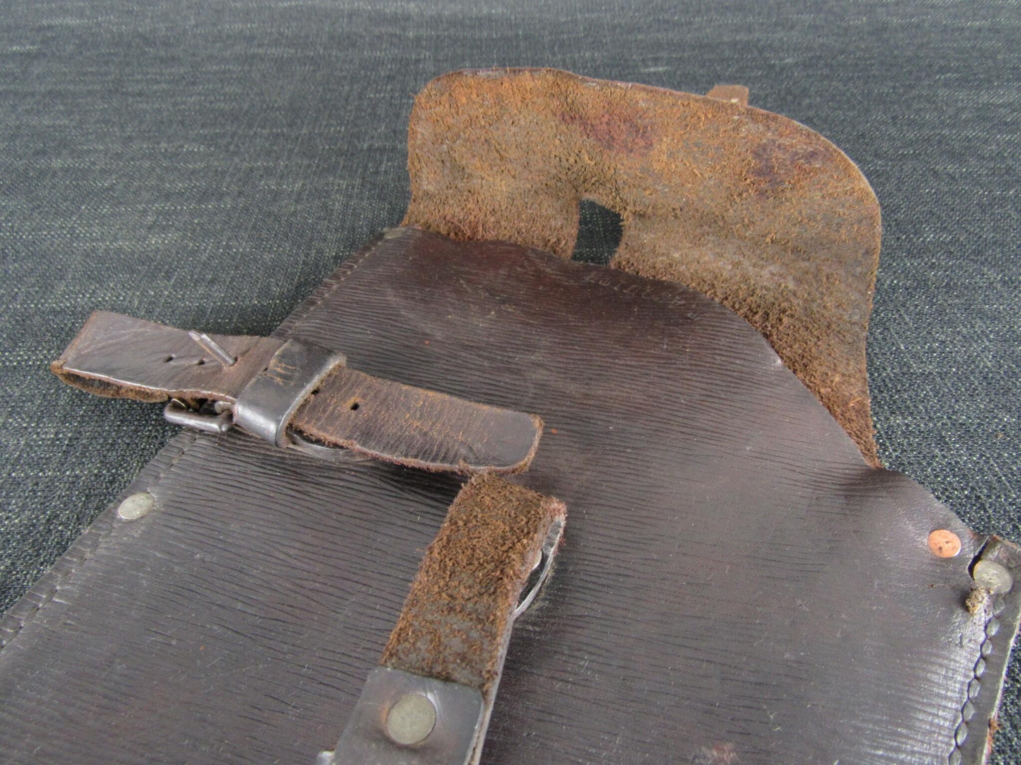 Vintage Leather Saw Case