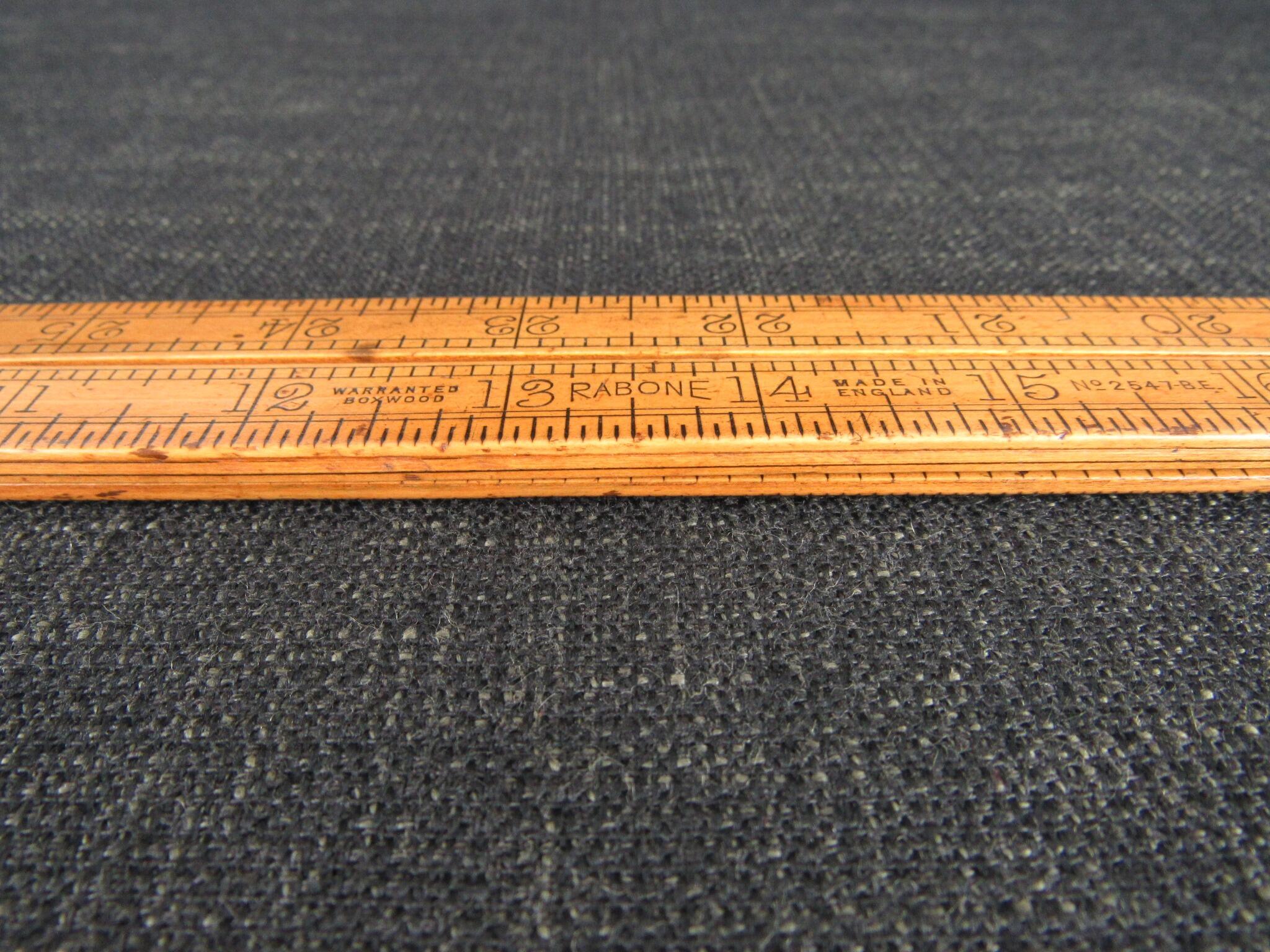 RABONE 2547 Boxwood Rule with Bevelled Edge - 3 foot 4 fold *SOLD*