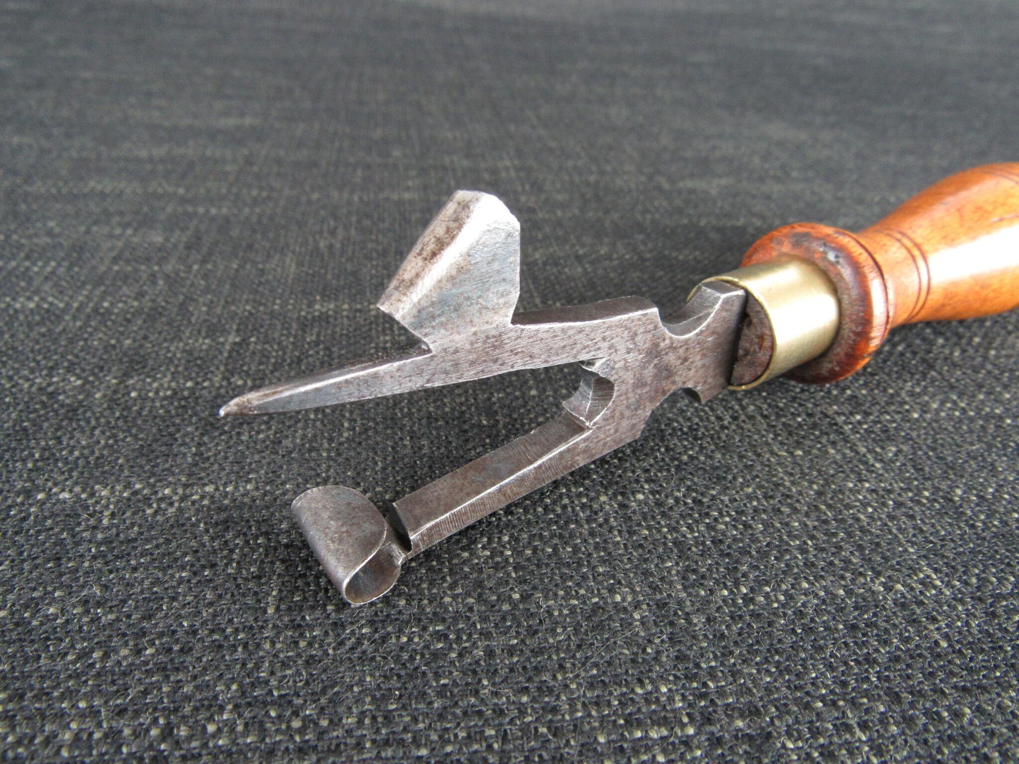 Antique Wooden Handled Timber Scribe or Race Knife