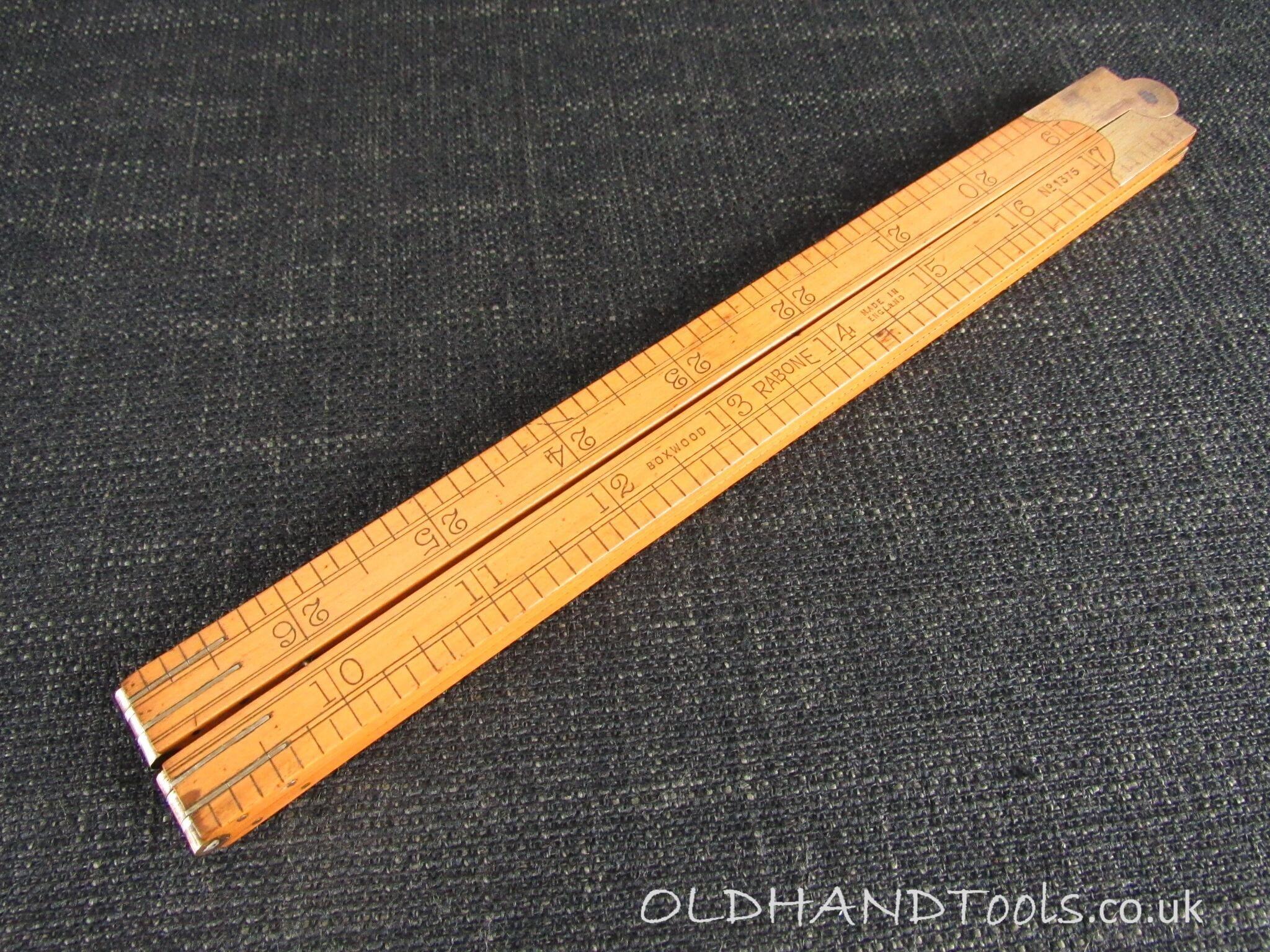 RABONE 1375 Boxwood Rule - 3 foot 4 fold *SOLD*