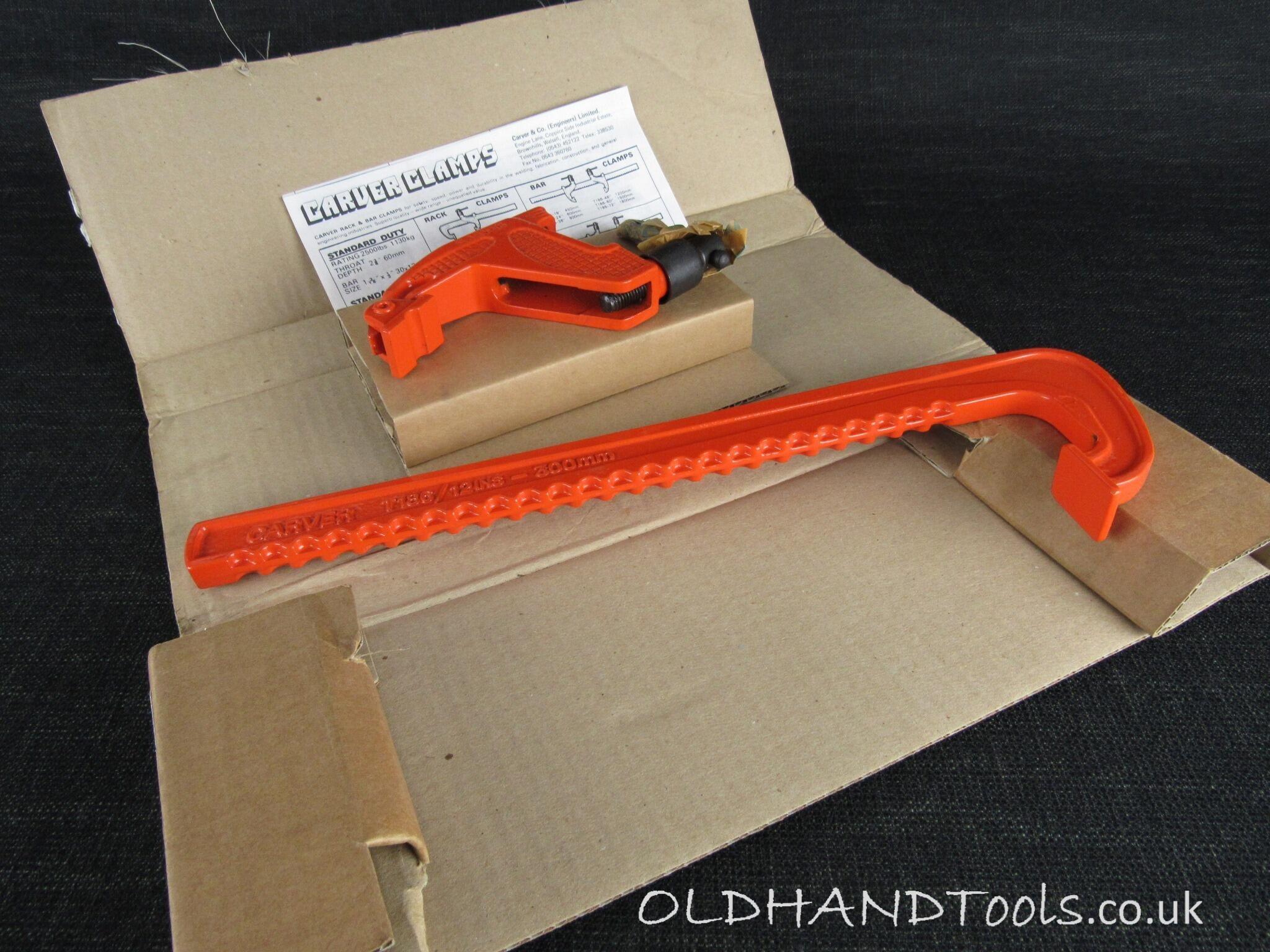 Unused 12 inch 300mm T186 CARVER Rack Clamp *SOLD*