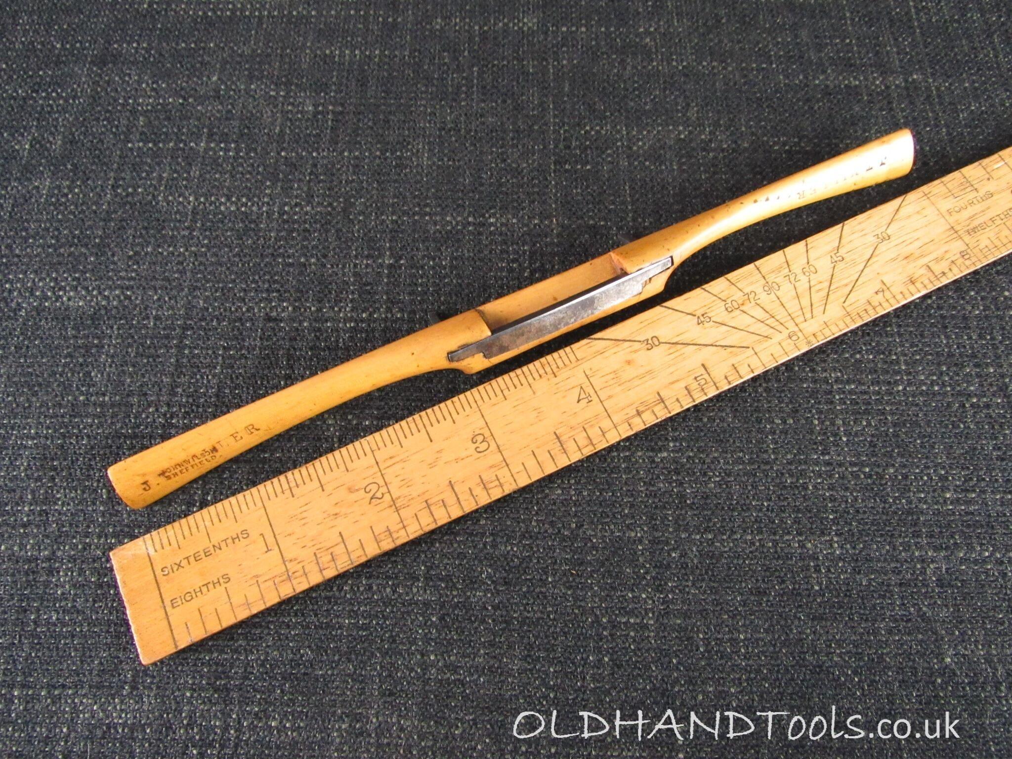 JOHN WILSON Small Boxwood Spokeshave