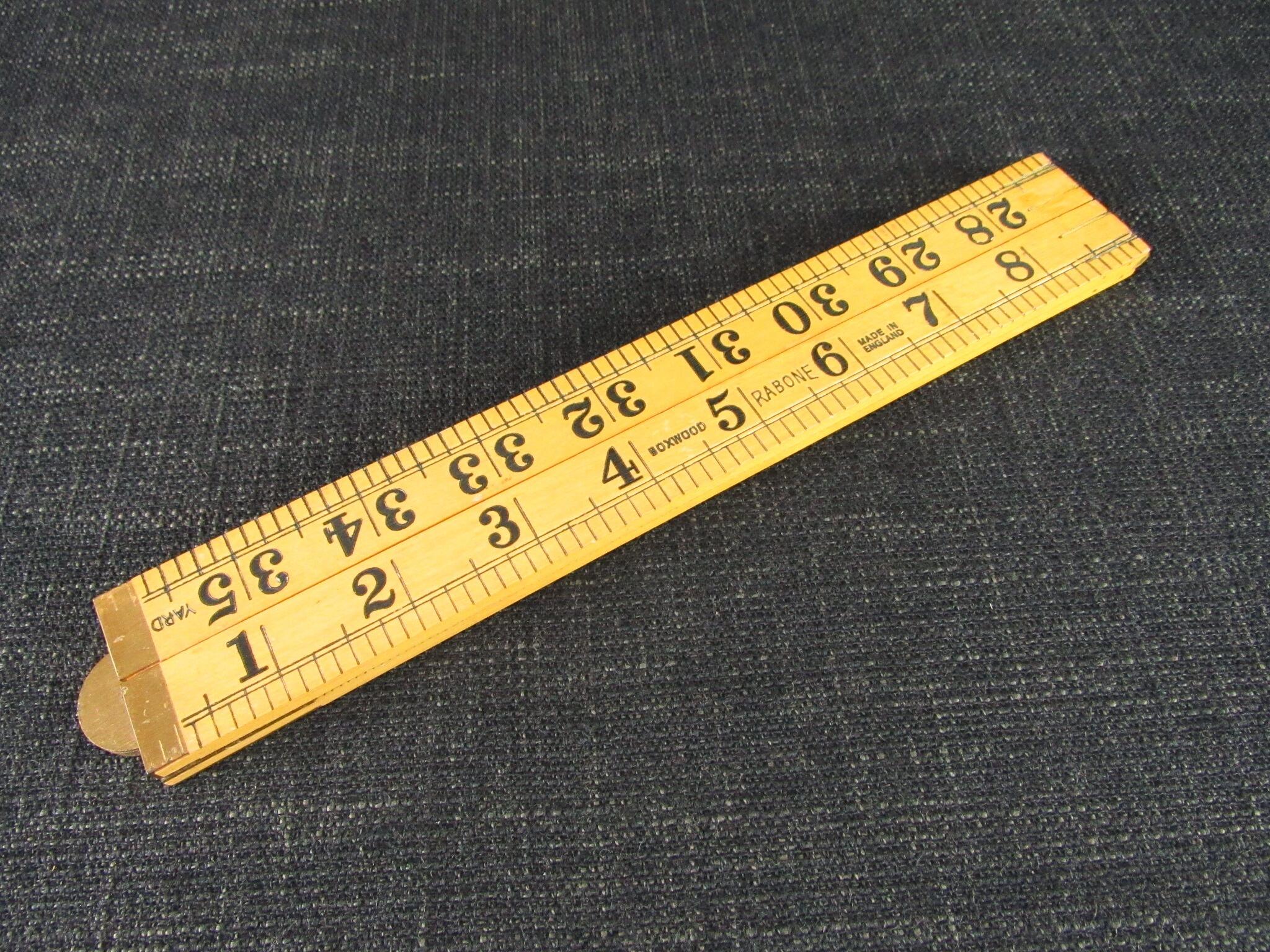 3 foot 4 fold RABONE 1167 Boxwood Rule - Unused *SOLD*