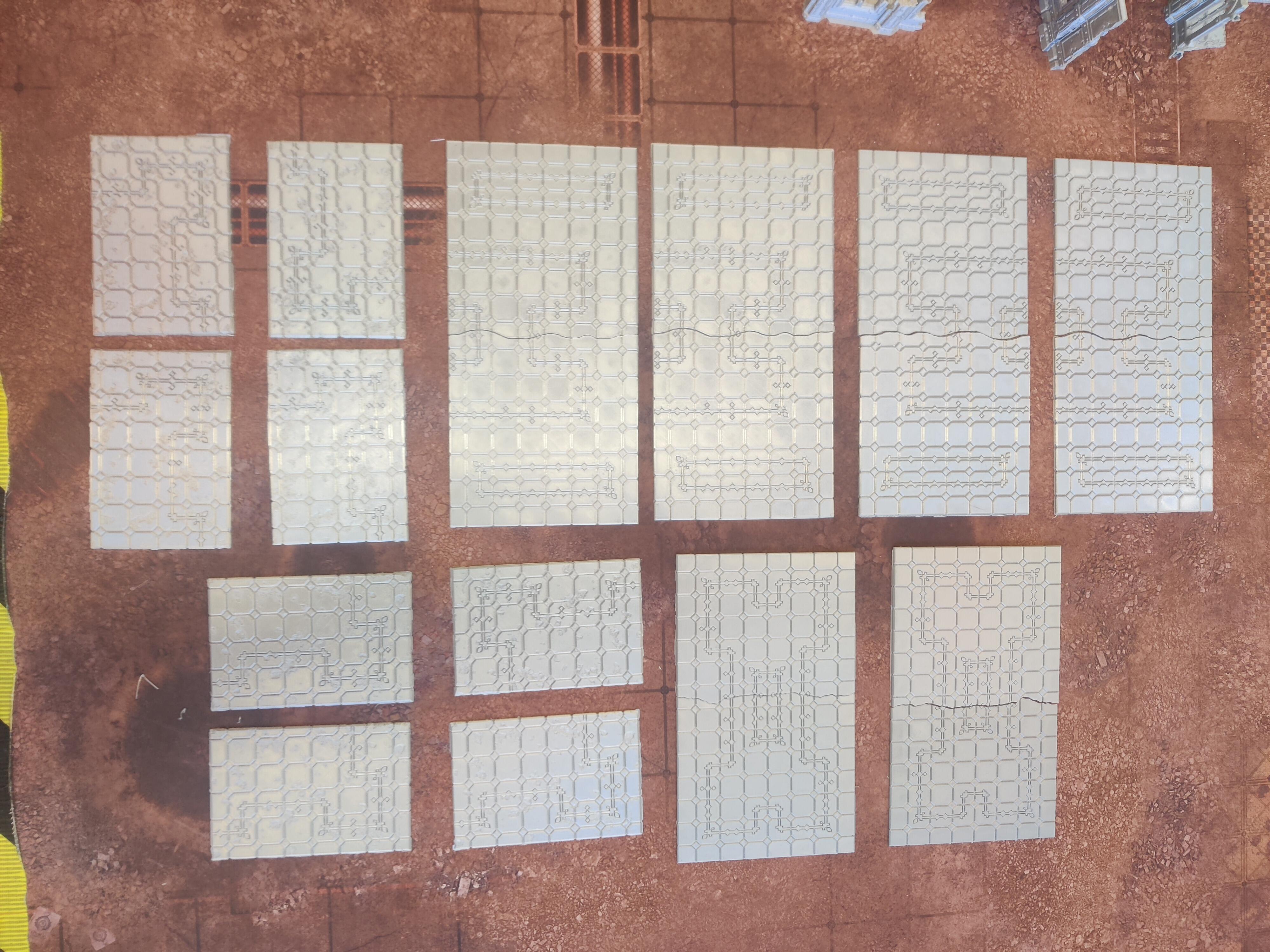 Floor Tiles for Sci-fi Ruins Tournament Level Ruined City Scenery Set ...