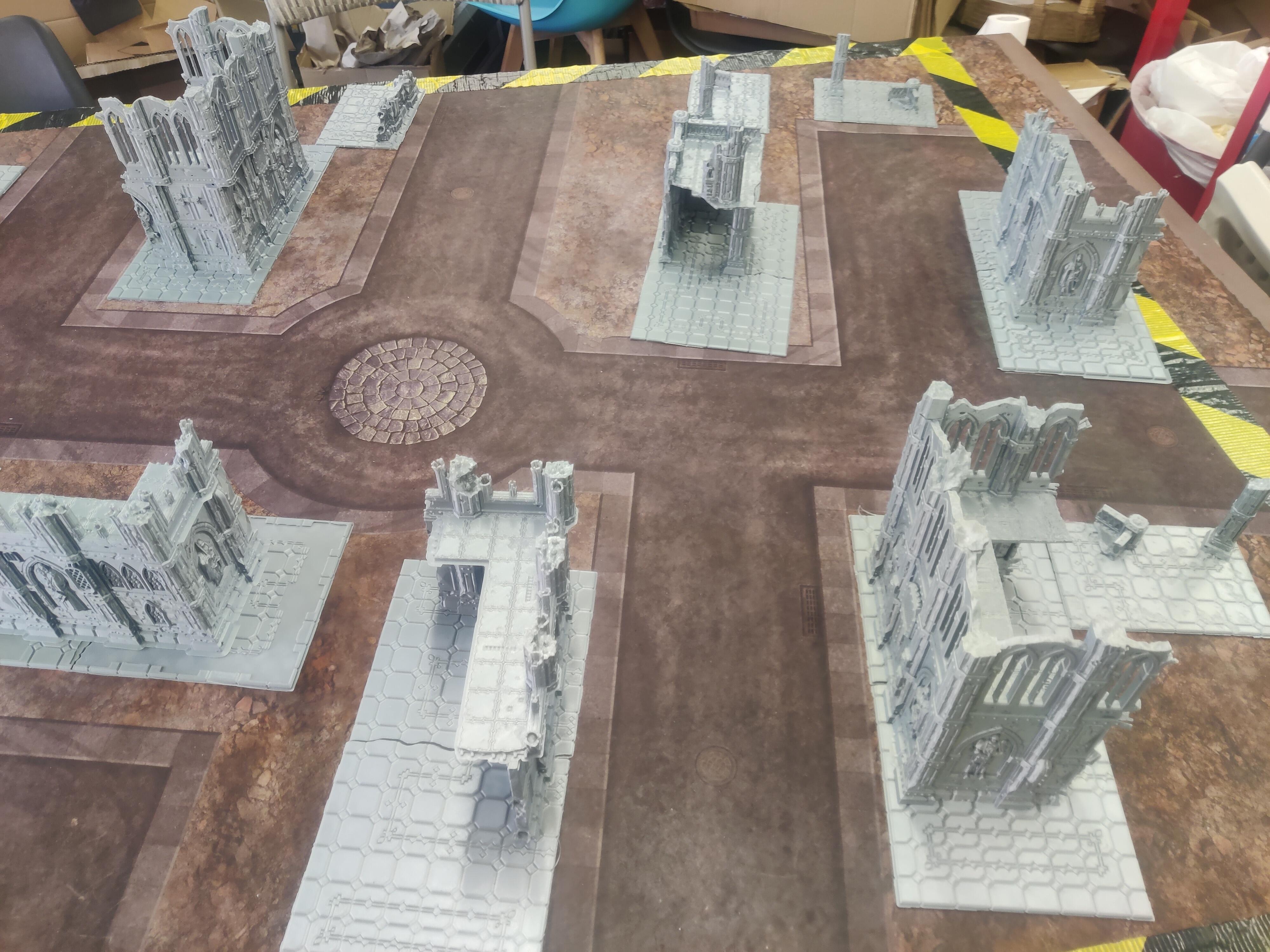 Sci-fi Ruins Scenery Set | 10th Edition Tournament Terrain