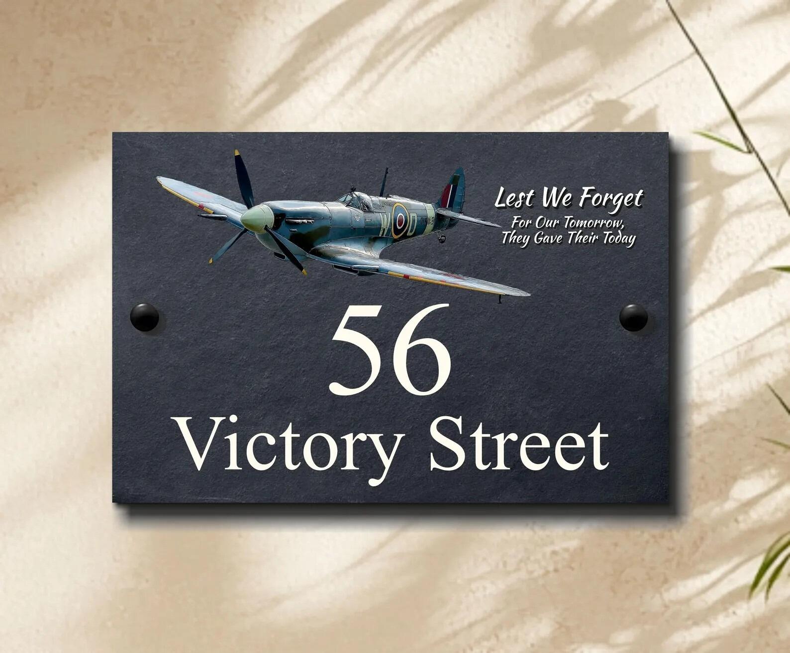 Slate signs, house signs and unique and unusual memorials