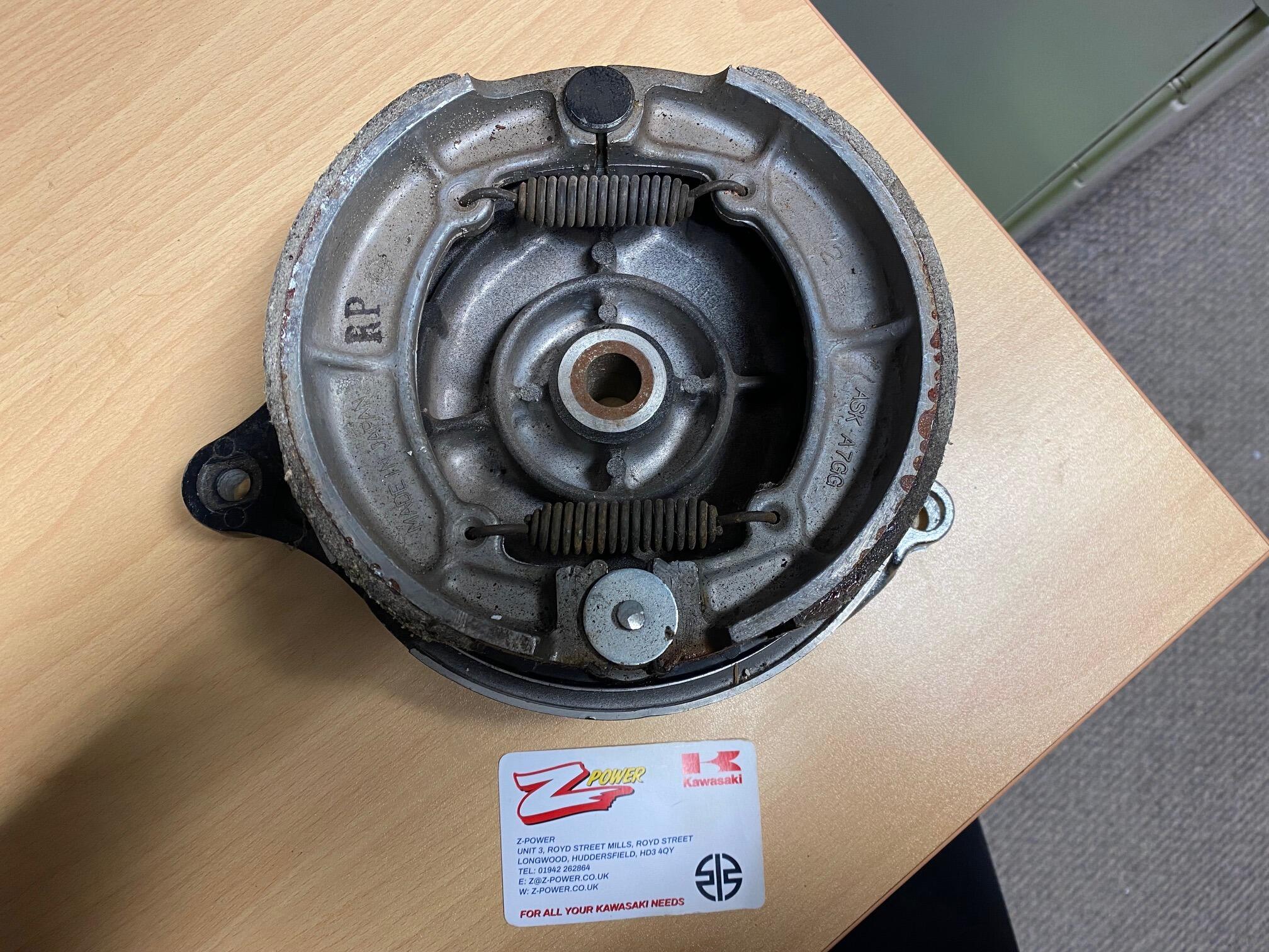 REAR BRAKE PLATE VN750A