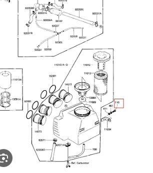 AIR BOX DRAIN PIPE: Z650/750