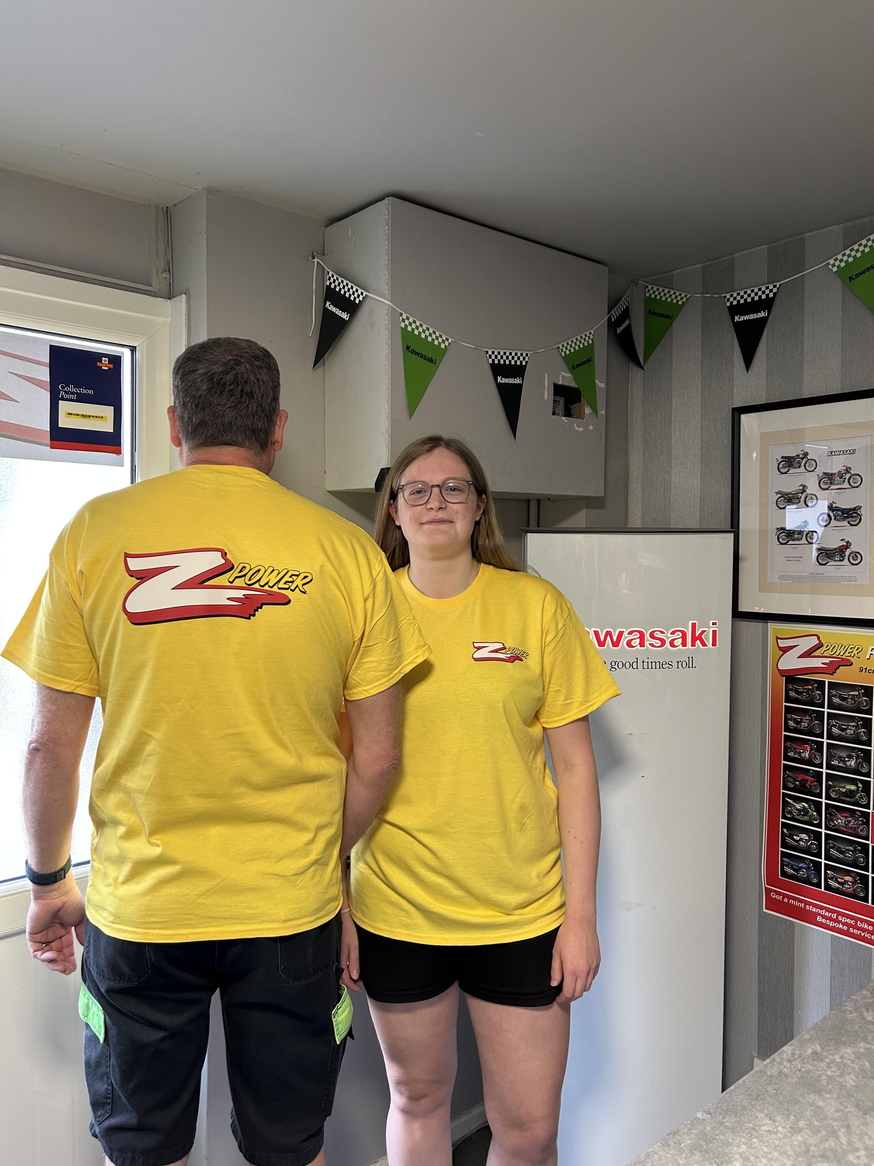 NEW Z-POWER T-SHIRT (YELLOW)