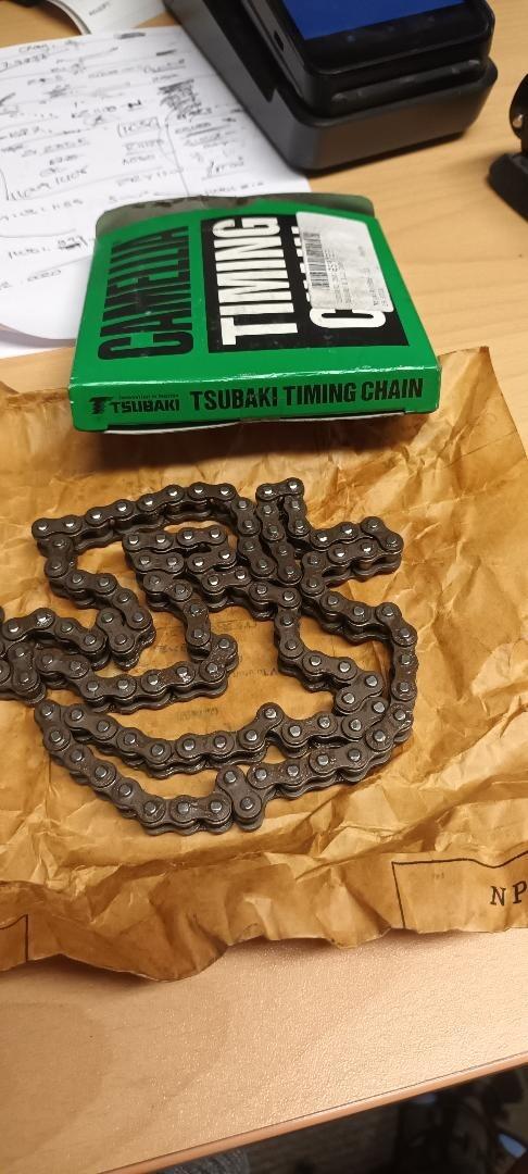 Cam chain: HEAVY DUTY TSUBAKI 219Tx 122L Z1-Z900-Z1000 1972-1978