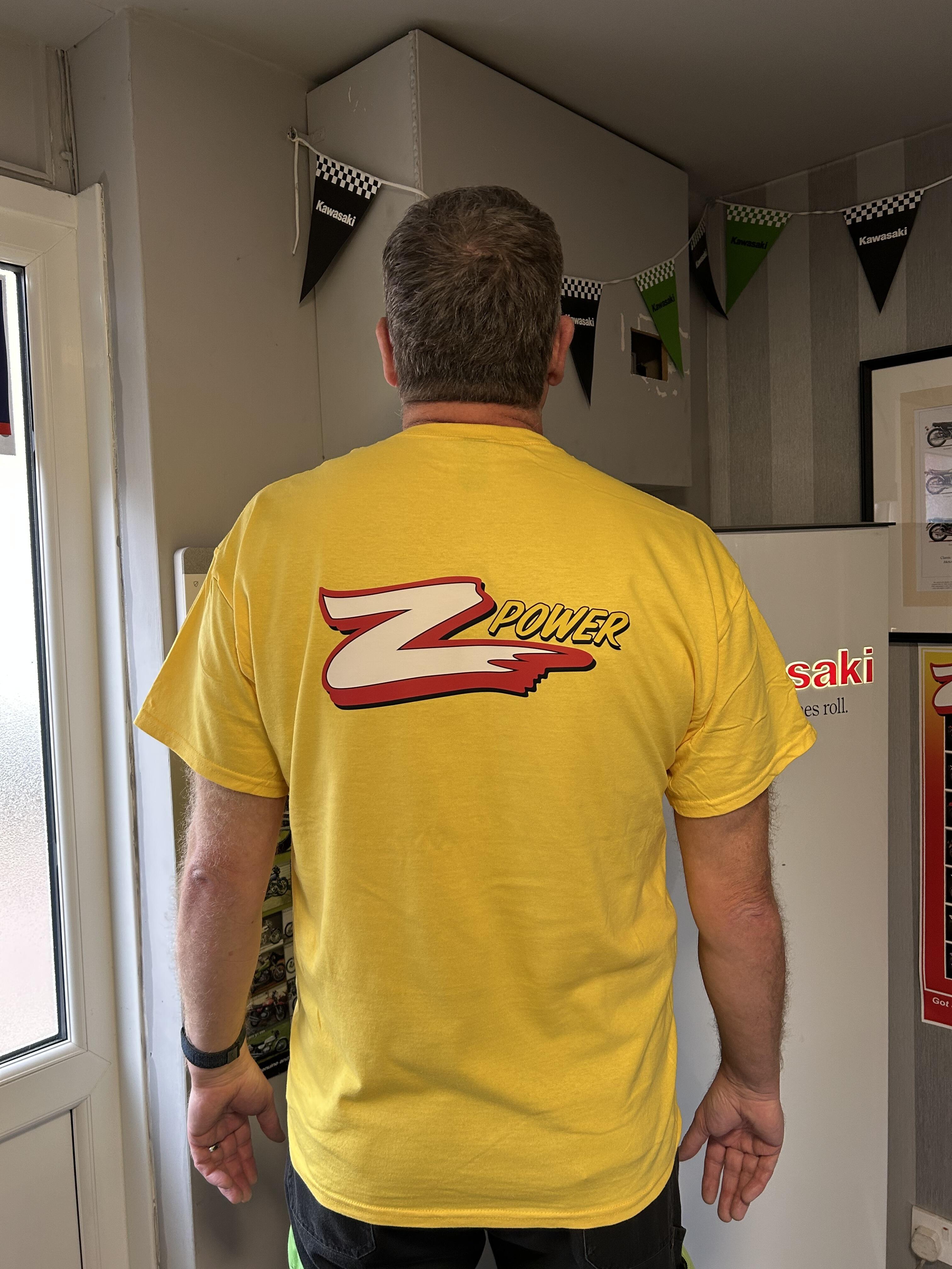 NEW Z-POWER T-SHIRT (YELLOW)