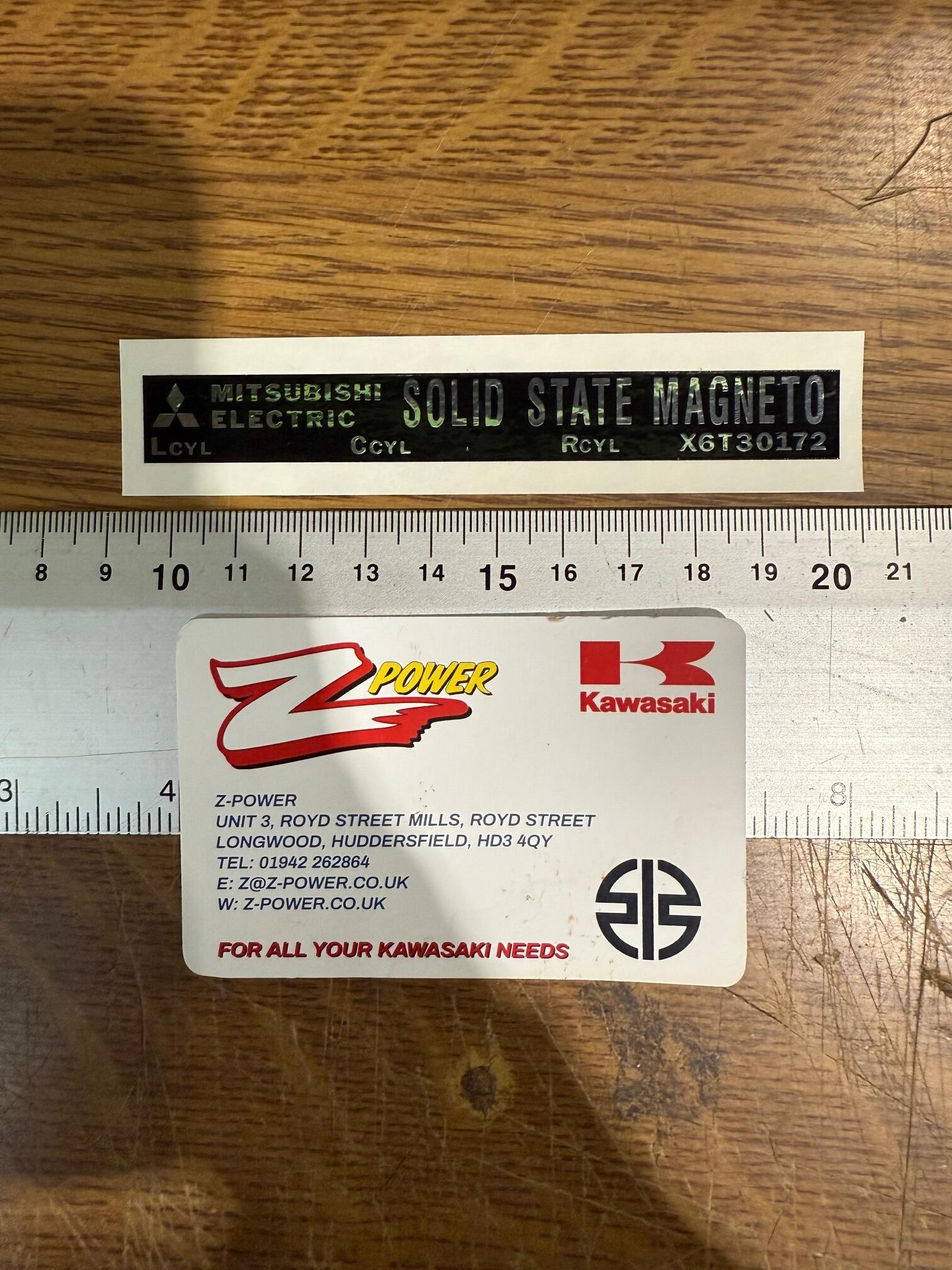 DECAL- H2 MITSUBISHI SSM RECTIFIER