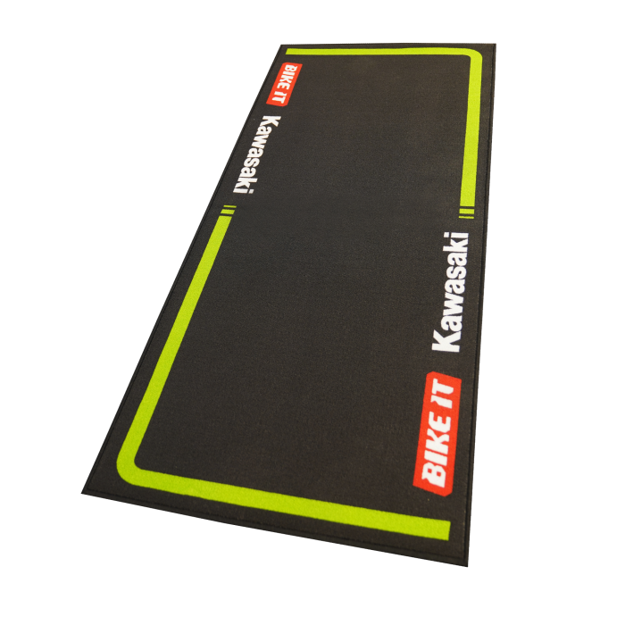 BIKE IT KAWASAKI PIT MAT MX (BLACK)