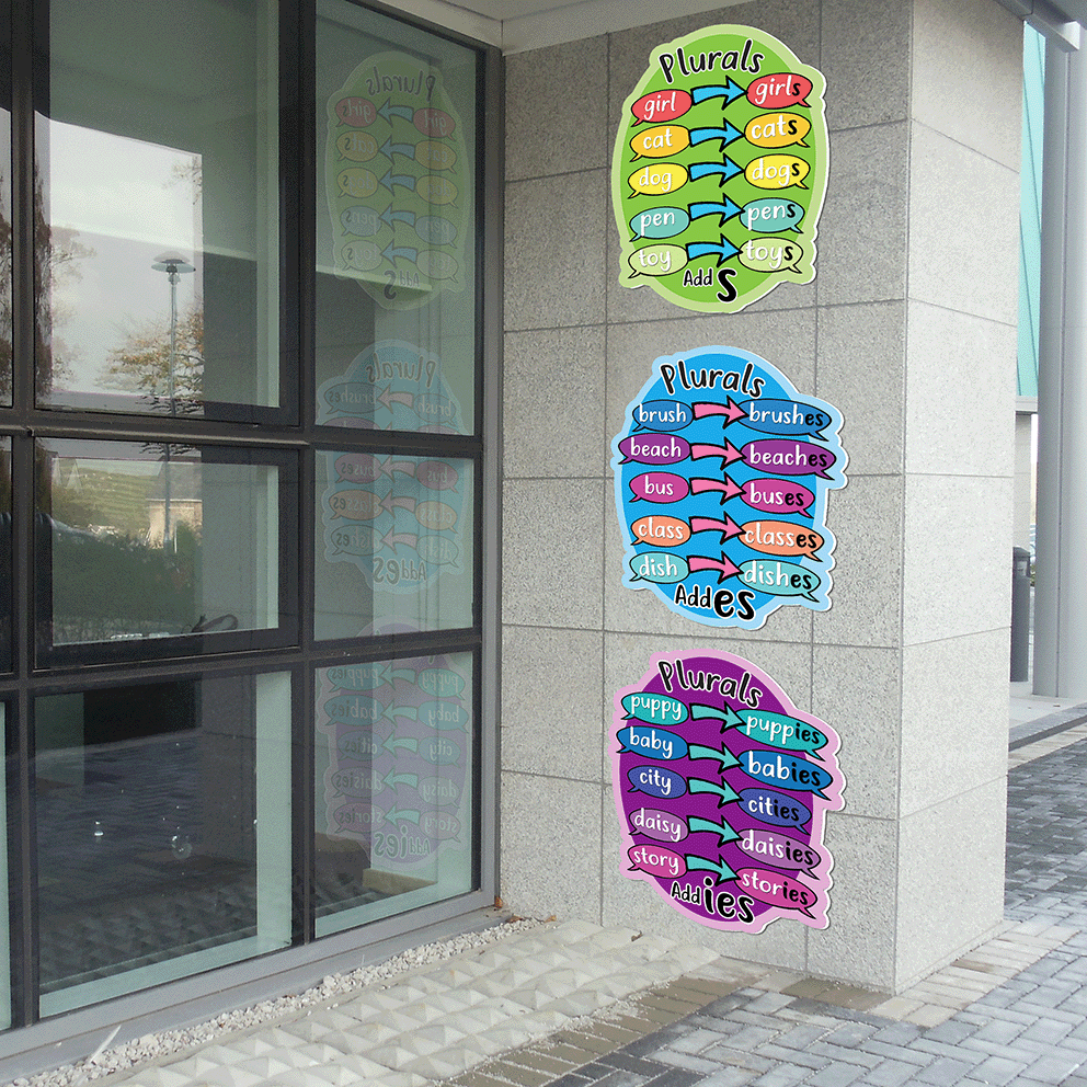 SmartBuy School Signs - Plurals Sign