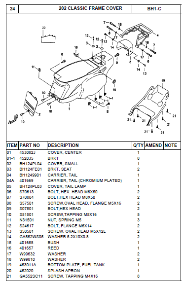 TGB 401669 CARRIER CHROME TGB 202