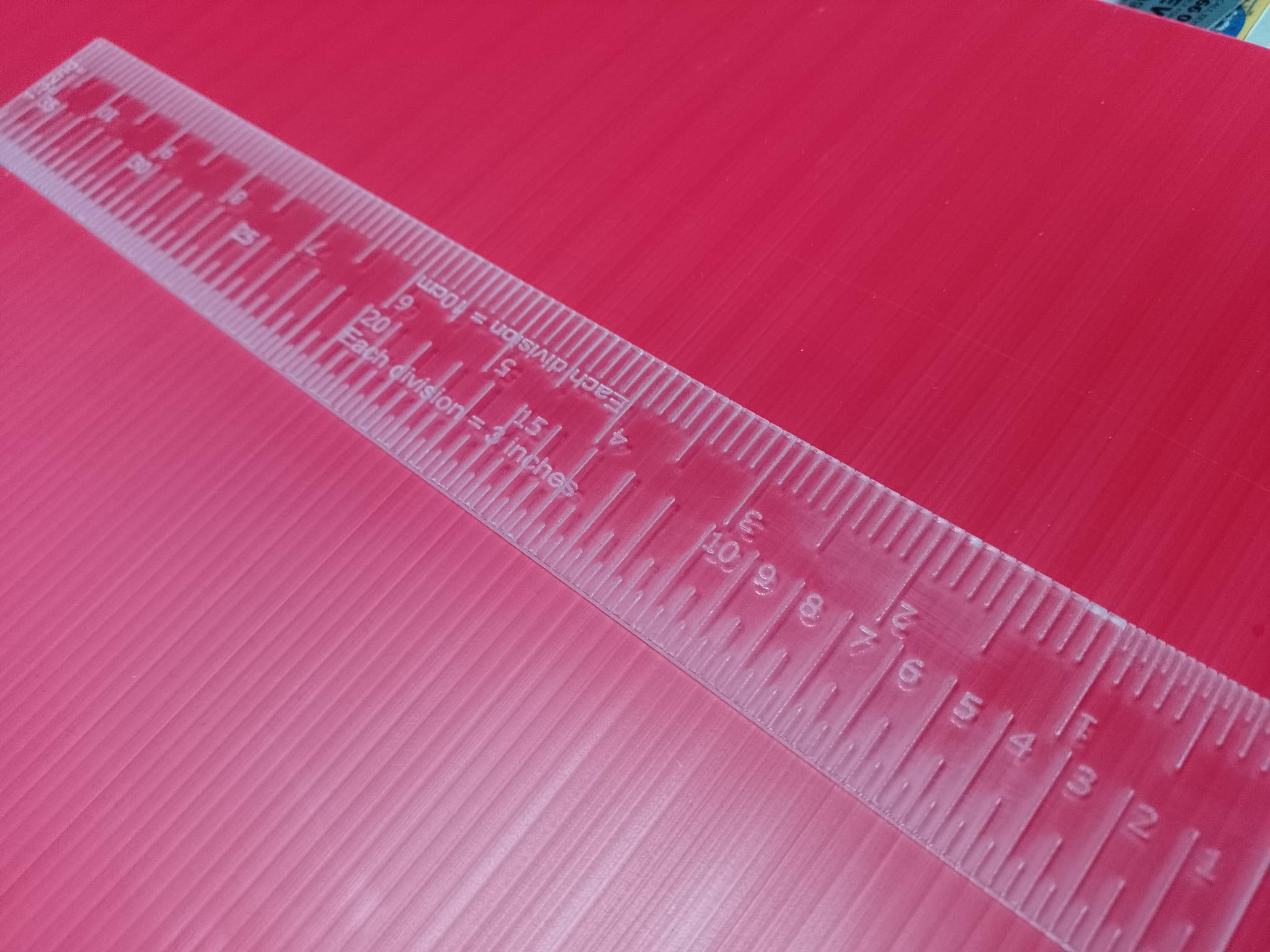 Scale Size Ruler 1 32nd 8mm Foot